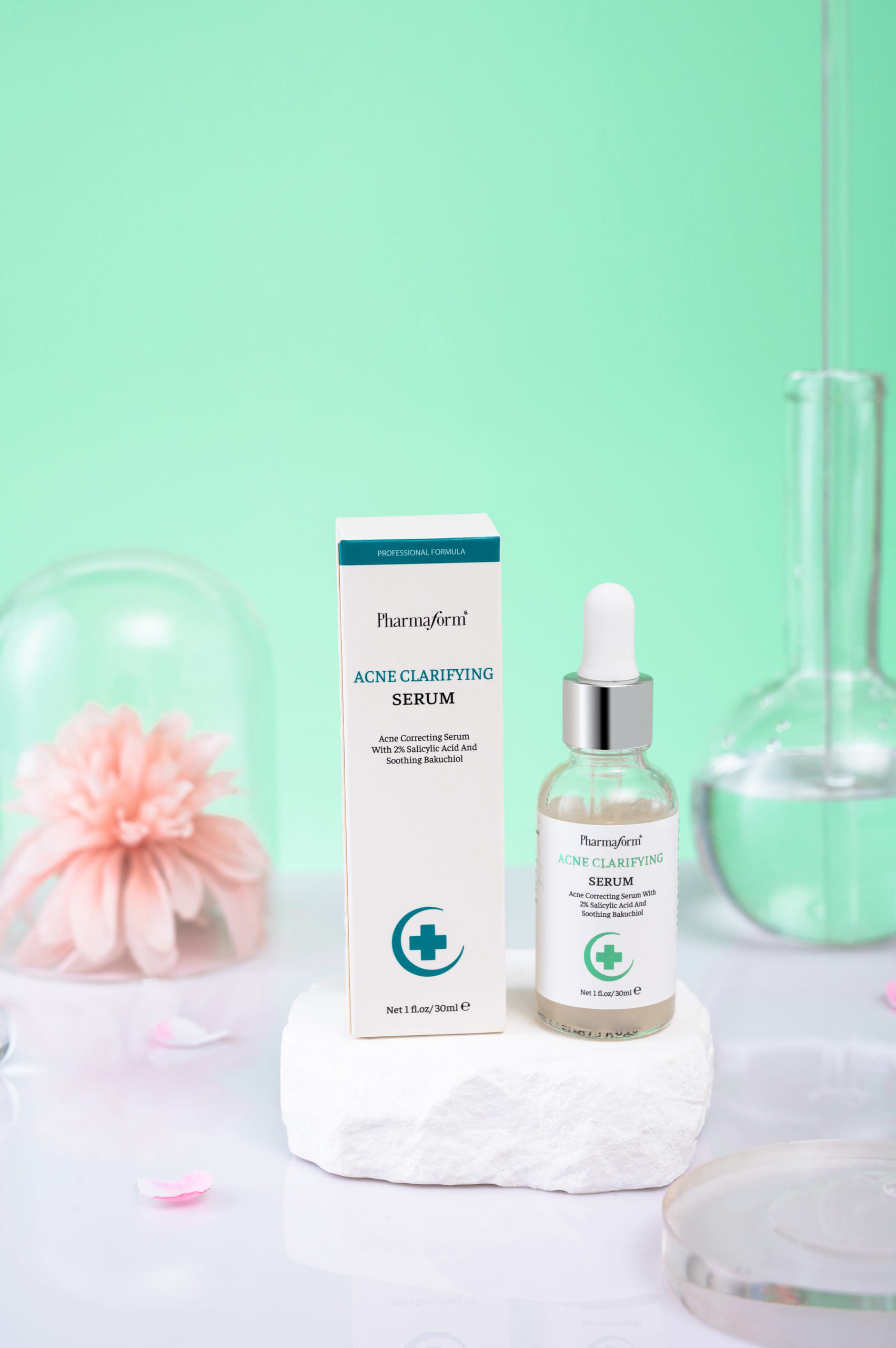 Pharmaform Acne Clarifying Serum 2% Salicylic Acid + 1% Zinc PCA 30ml ...