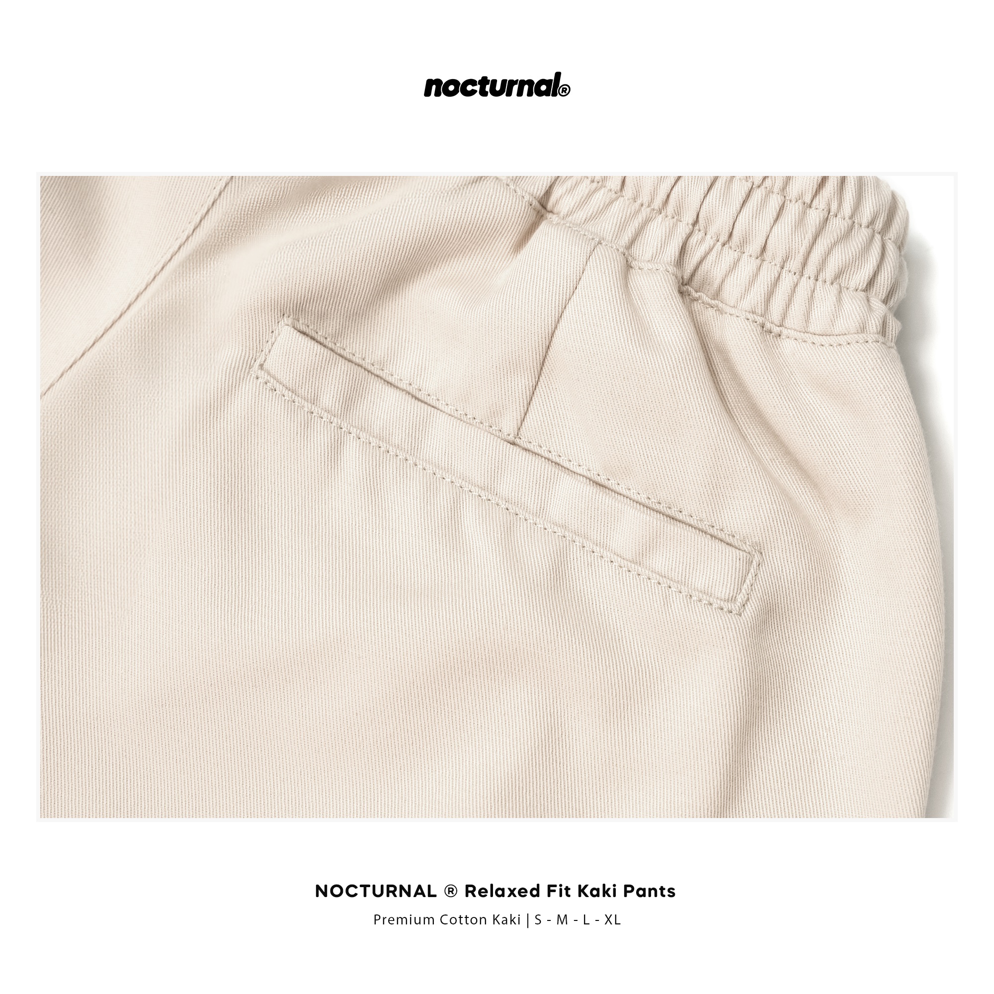 NOCTURNAL Unisex Wide Leg Pleated Khaki Pants for Men and Women Local ...