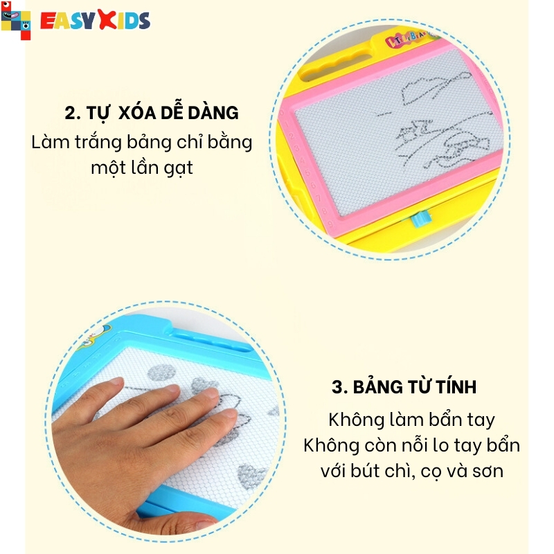Children's drawing board, Smart Self-Erasing Board for Children to ...