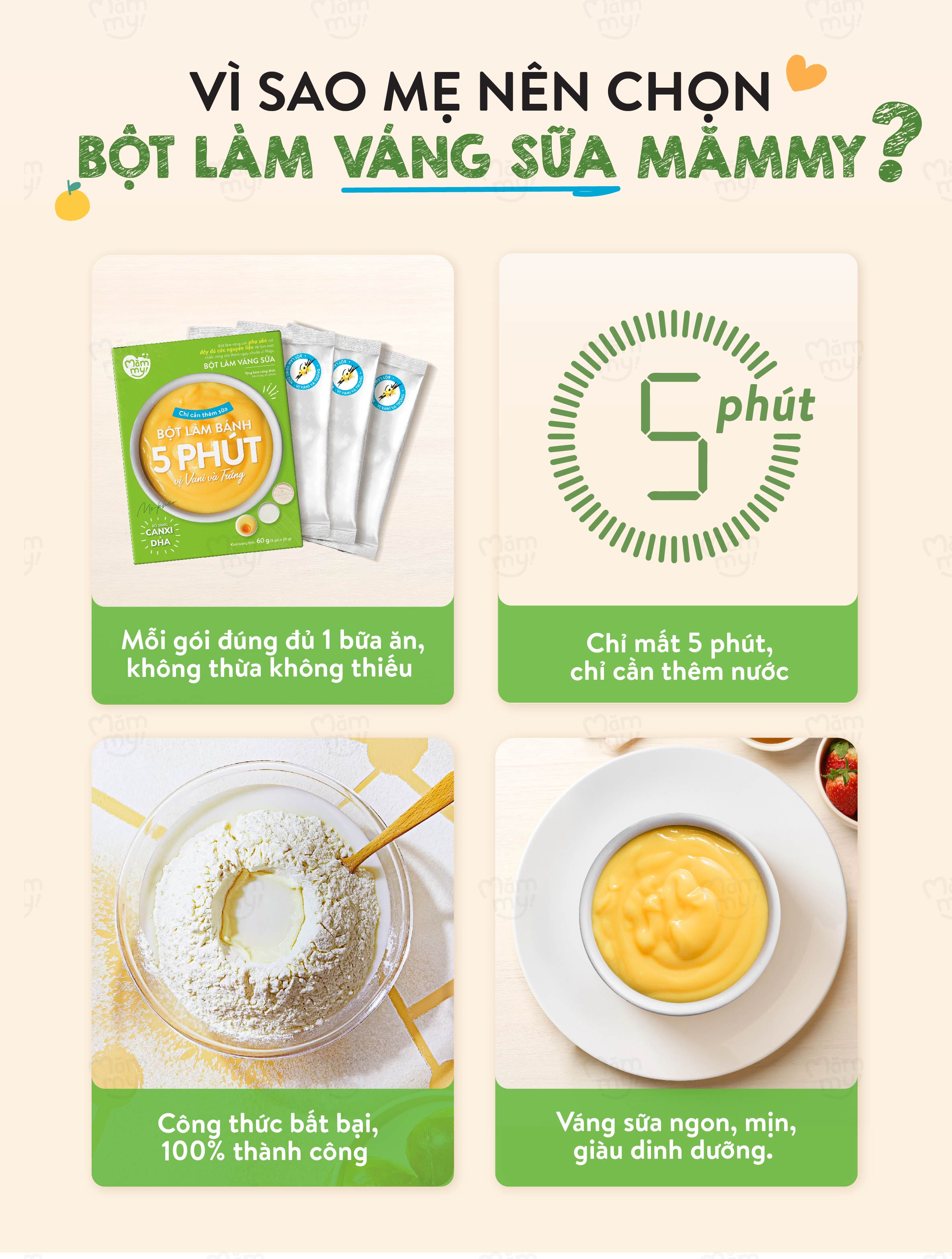 Mammy whey cake powder with vanilla and egg flavor as a snack for ...