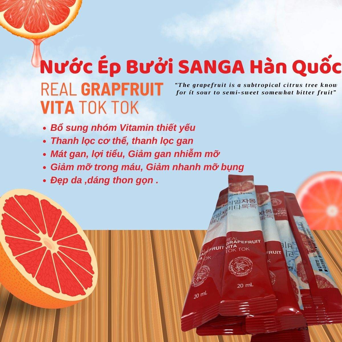 Health Protection Food Korean Grapefruit Extract (20g x 30 Packets ...