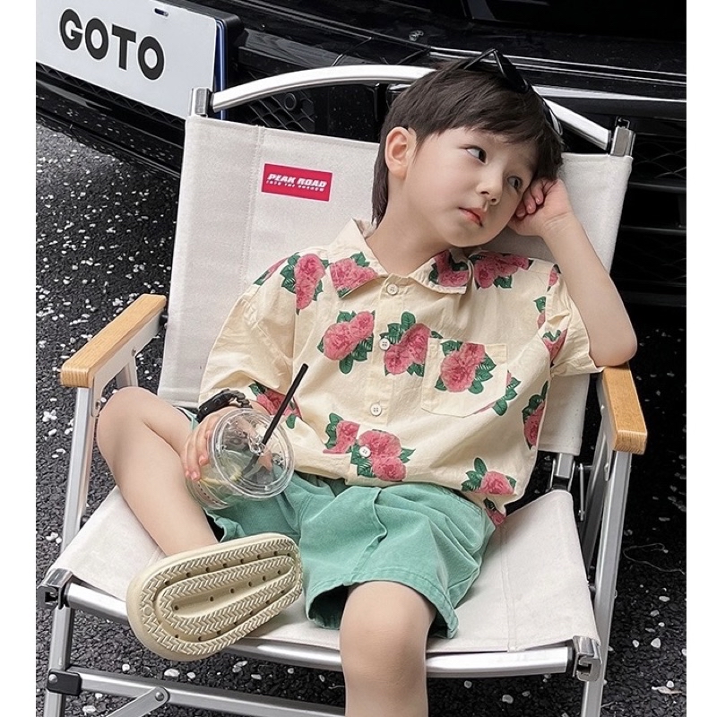 BATALA KIDS boys' shirt with ROSE pattern for children from 10-25kg SM ...