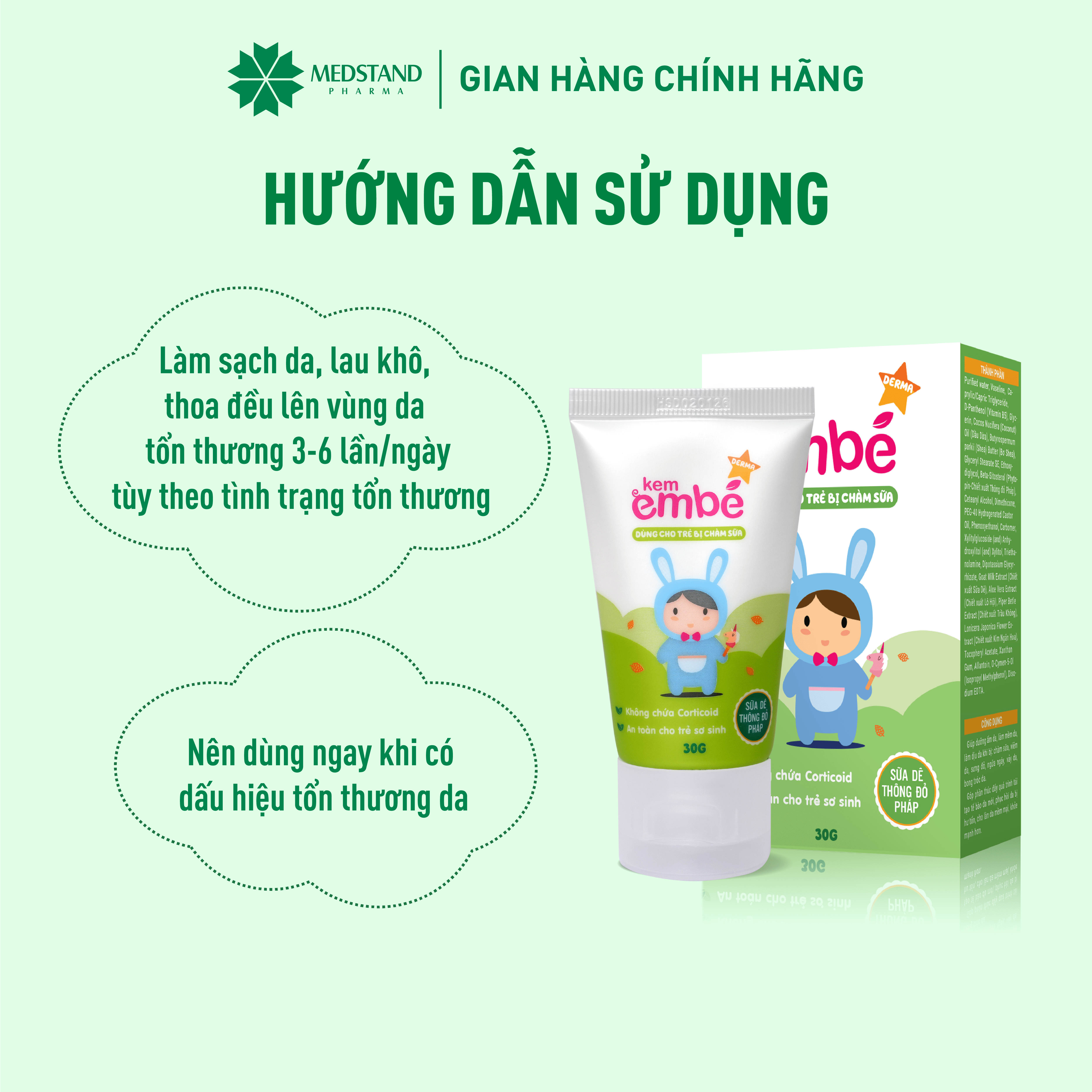 Derma Baby Cream - Herbal eczema skin cream for babies, soothes swollen ...