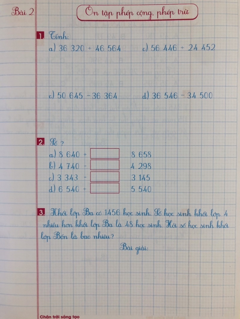 Book - Math Practice Grade 4 (Included with Creative Horizons Textbook ...