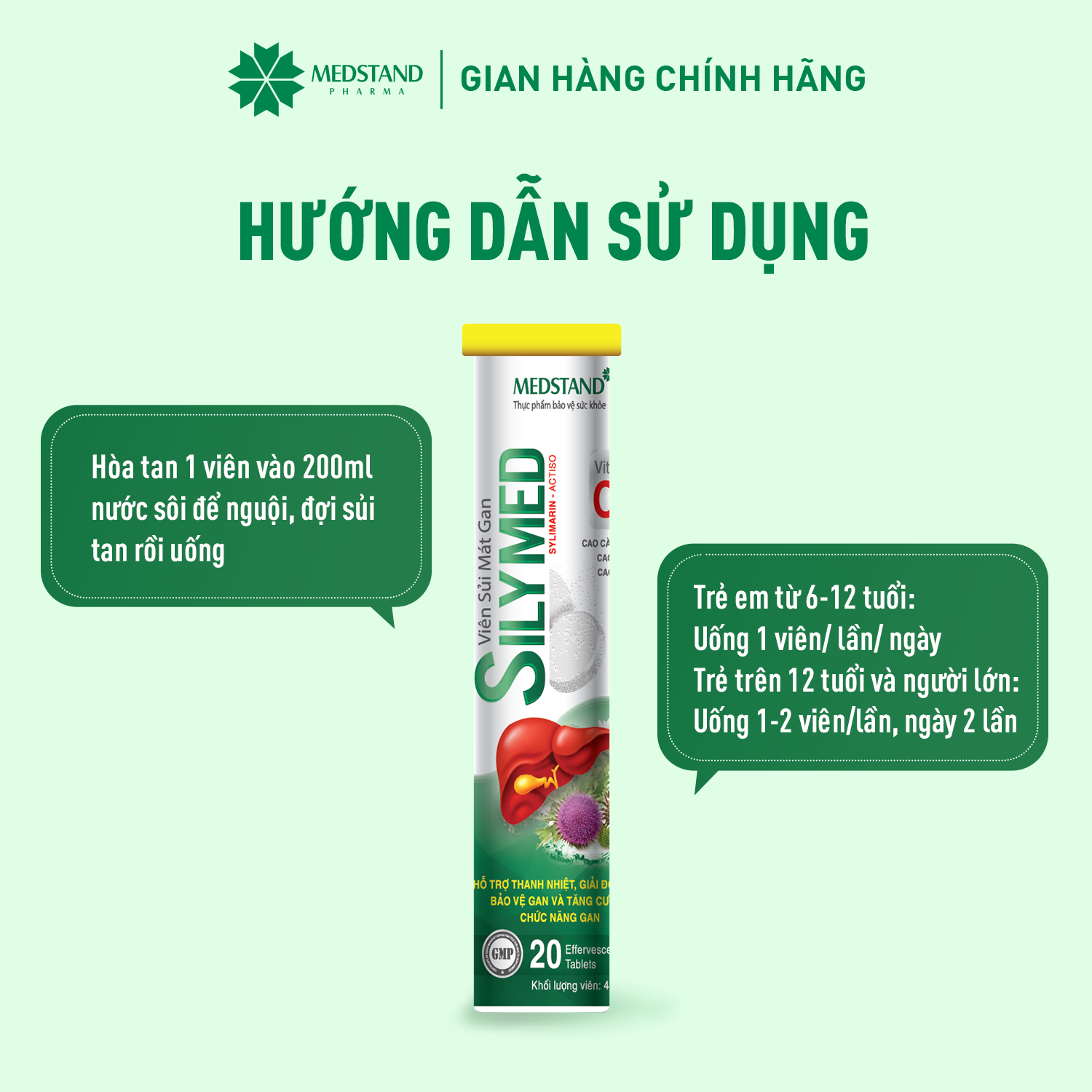 Effervescent tablets clear heat, detoxify the liver, help limit the ...