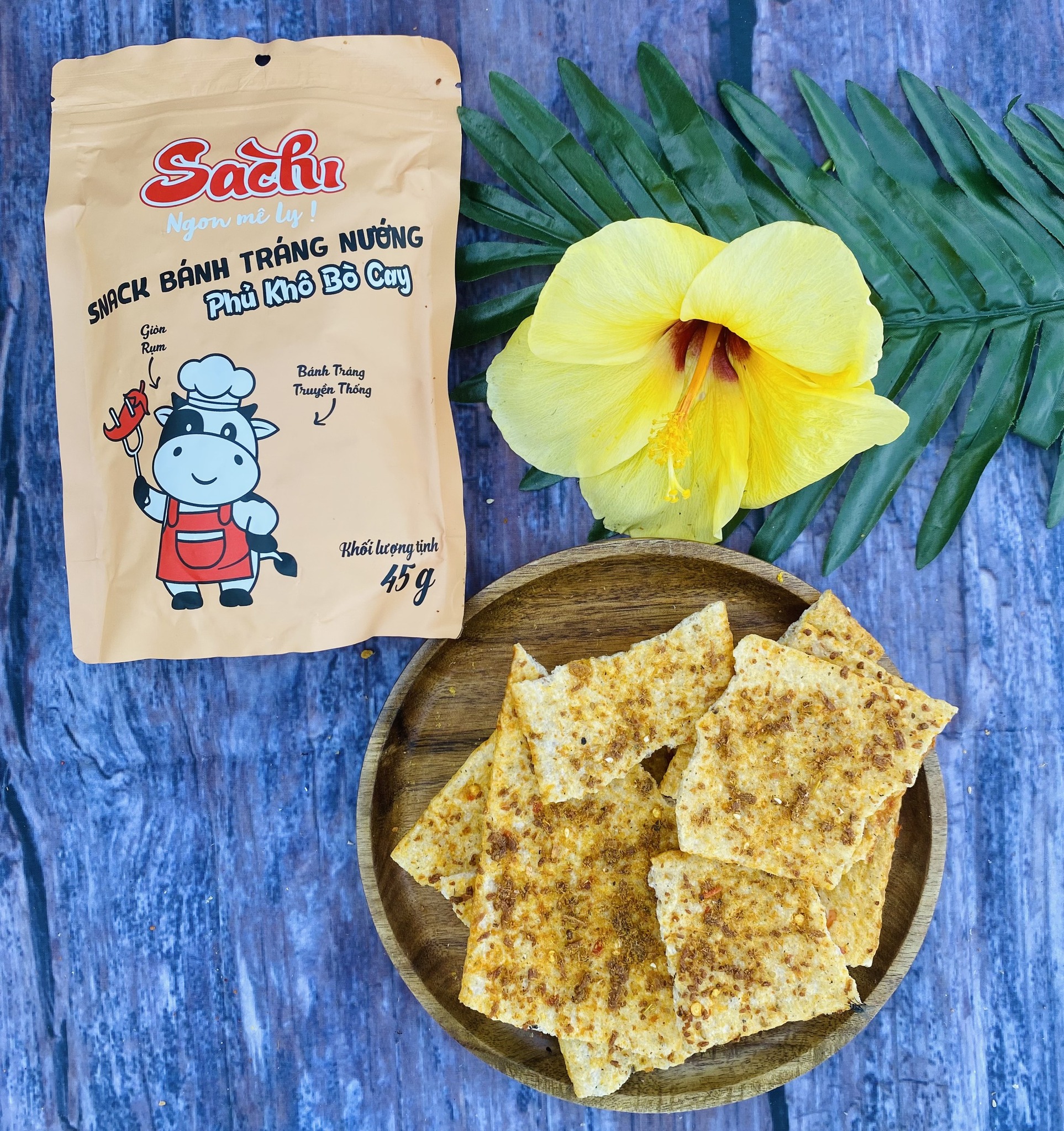 [5 Get 1 Free] Crispy SACHI Grilled Rice Paper Snack (45g Pack ...