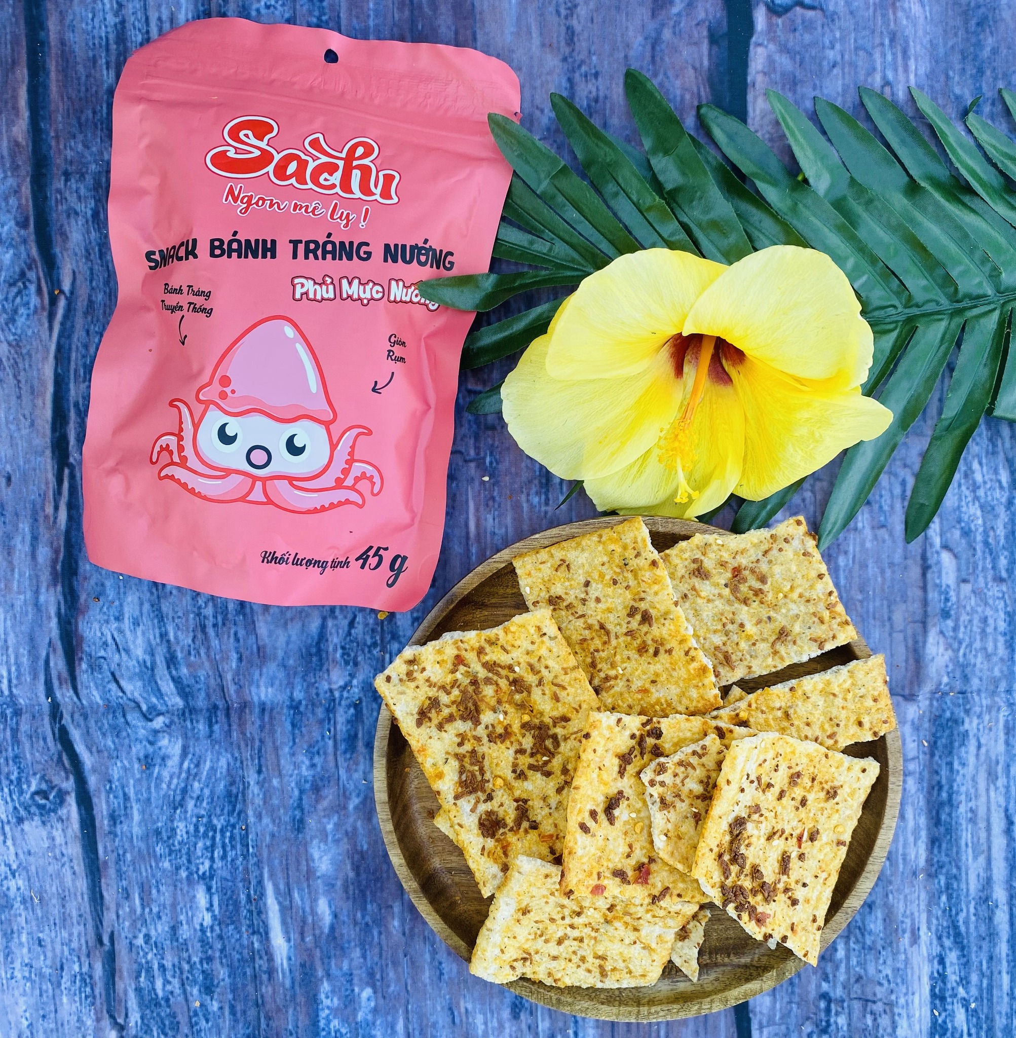 [5 Get 1 Free] Crispy SACHI Grilled Rice Paper Snack (45g Pack ...