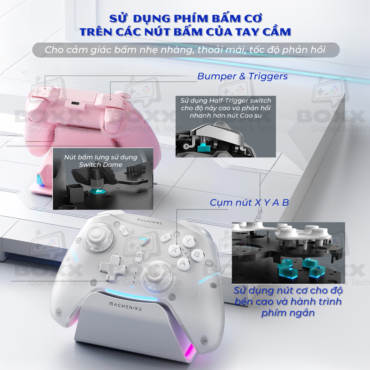MACHENIKE G5 Pro Max Controller Mechanical Key, Analog Hall Effect ...