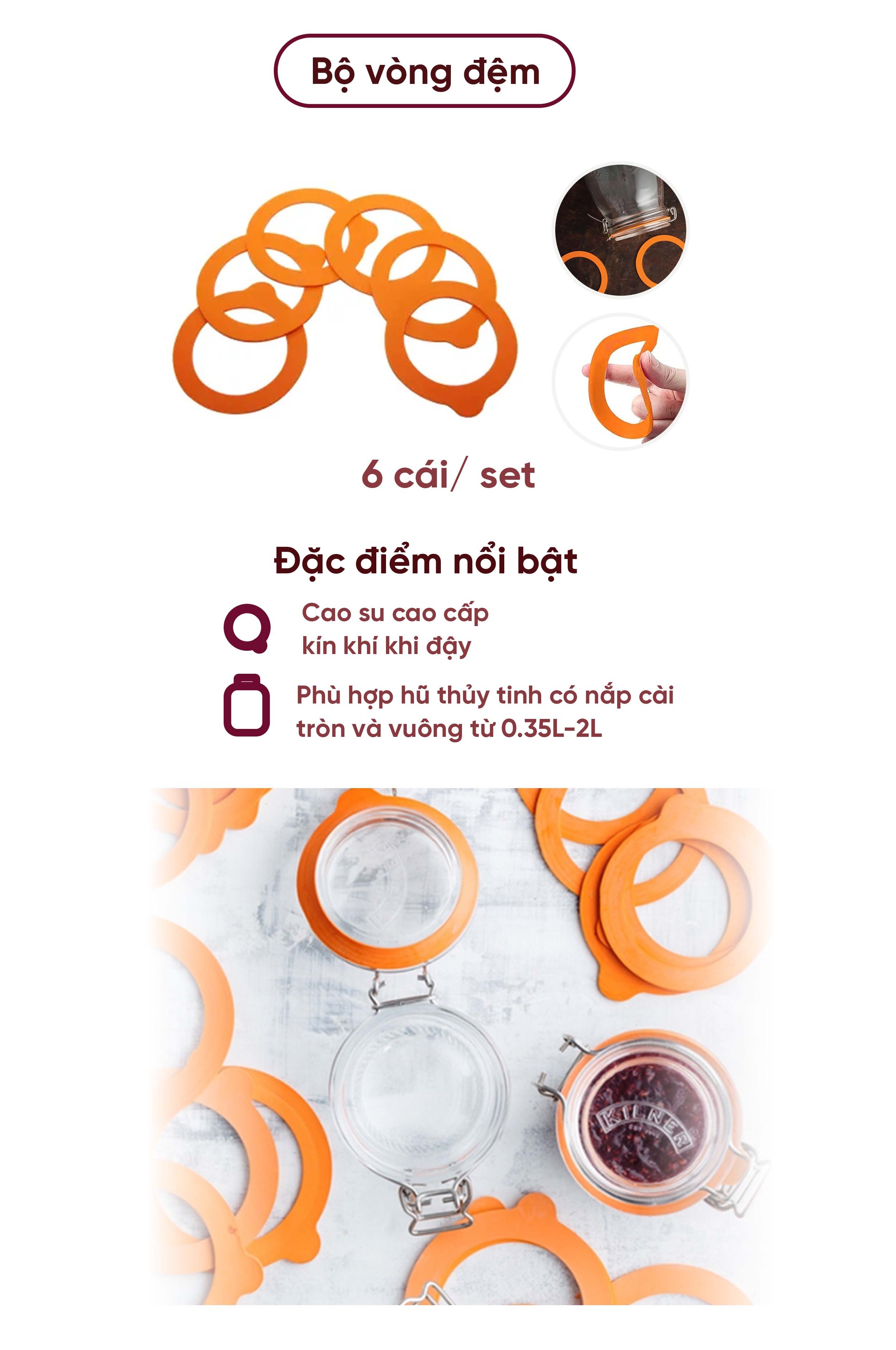 Kilder - Glass jar washer set - 6 pieces (2L) | Shopee Malaysia