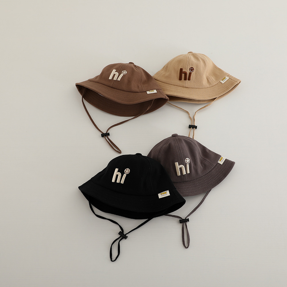 Japanese style wide-brimmed hat for boys and girls 1-3 years old with ...