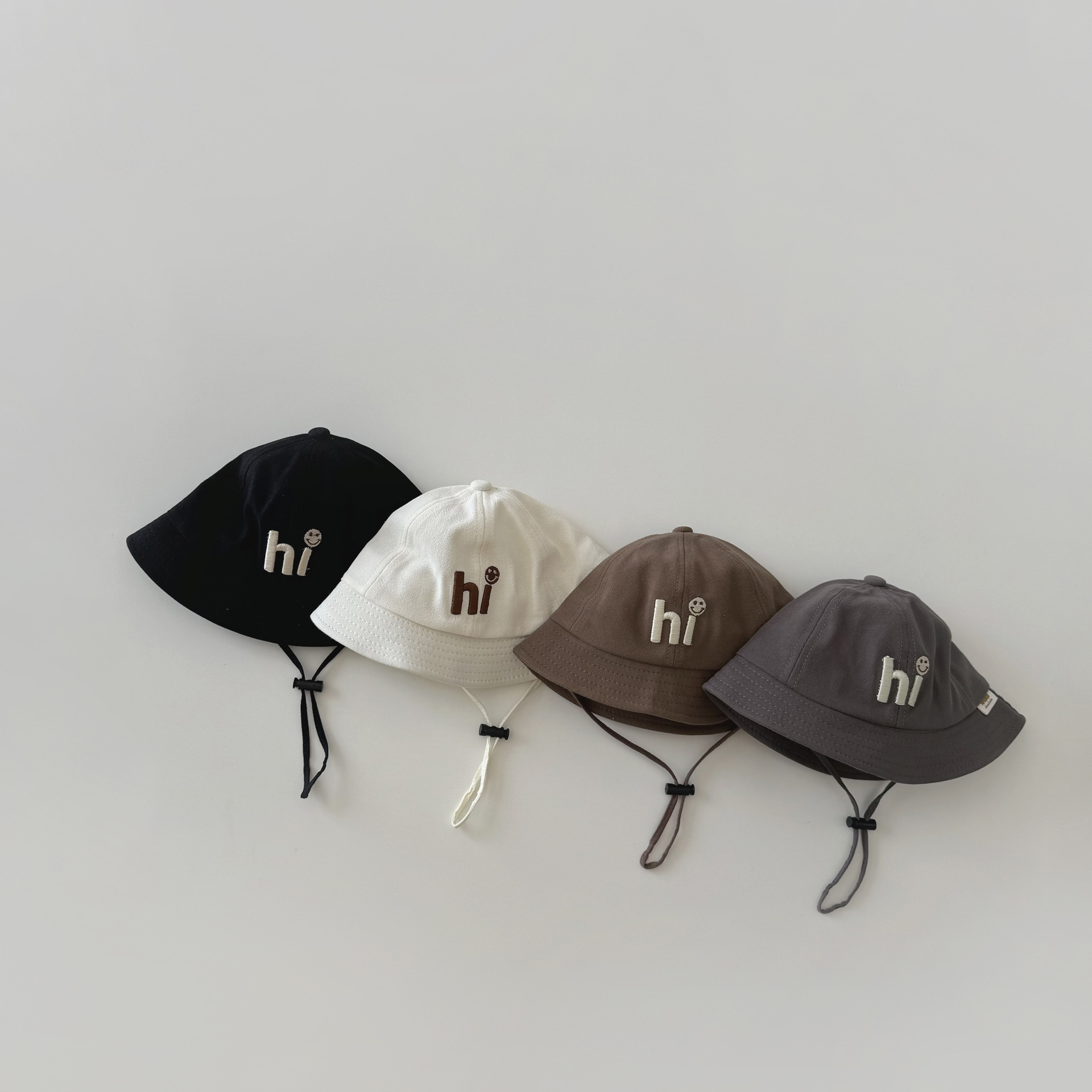 Japanese style wide-brimmed hat for boys and girls 1-3 years old with ...