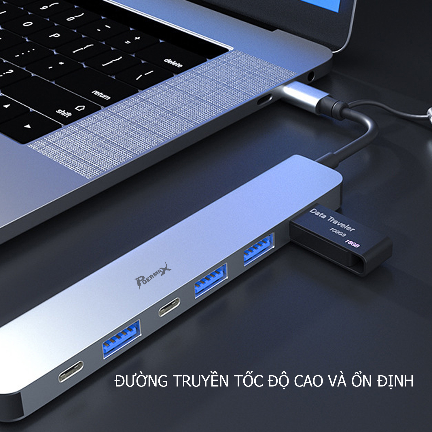 Type C HUB and 8 in 1 USB HUB suitable for all current laptop and PC ...