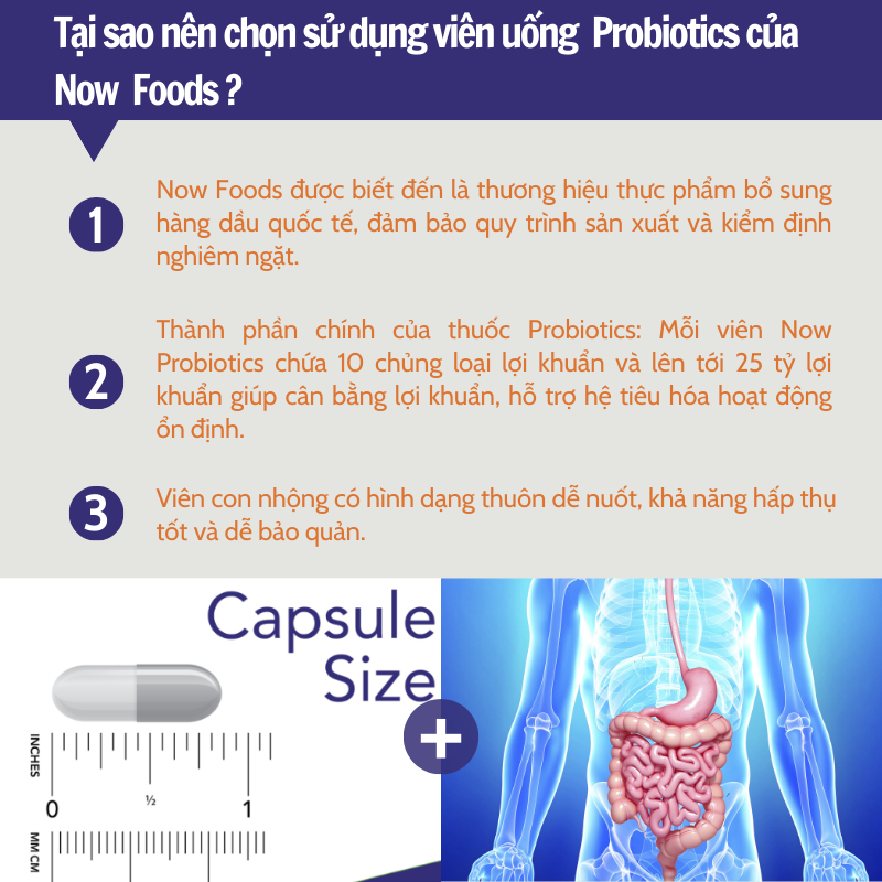 Now Food Probiotic-10 Probiotic-10 Probiotic Probiotic With 25 Billion ...