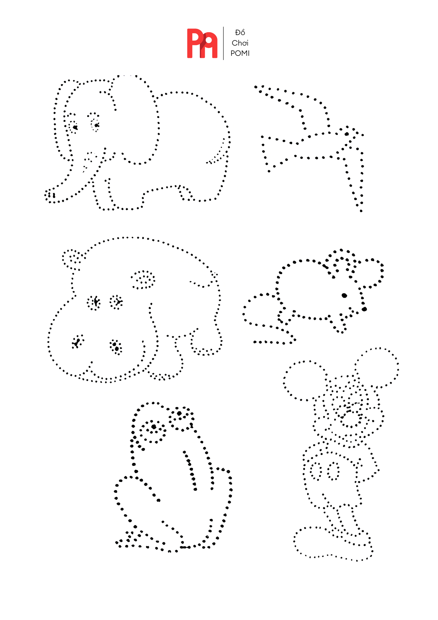 25 coloring pages with many different patterns for children, A5 A4 ...