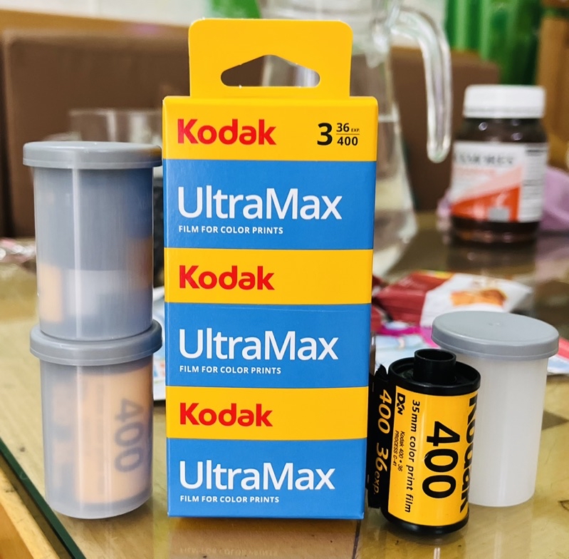 Combo Pack of 3 rolls of Kodak Ultramax 400 36exp Date 02/2027 35mm ...