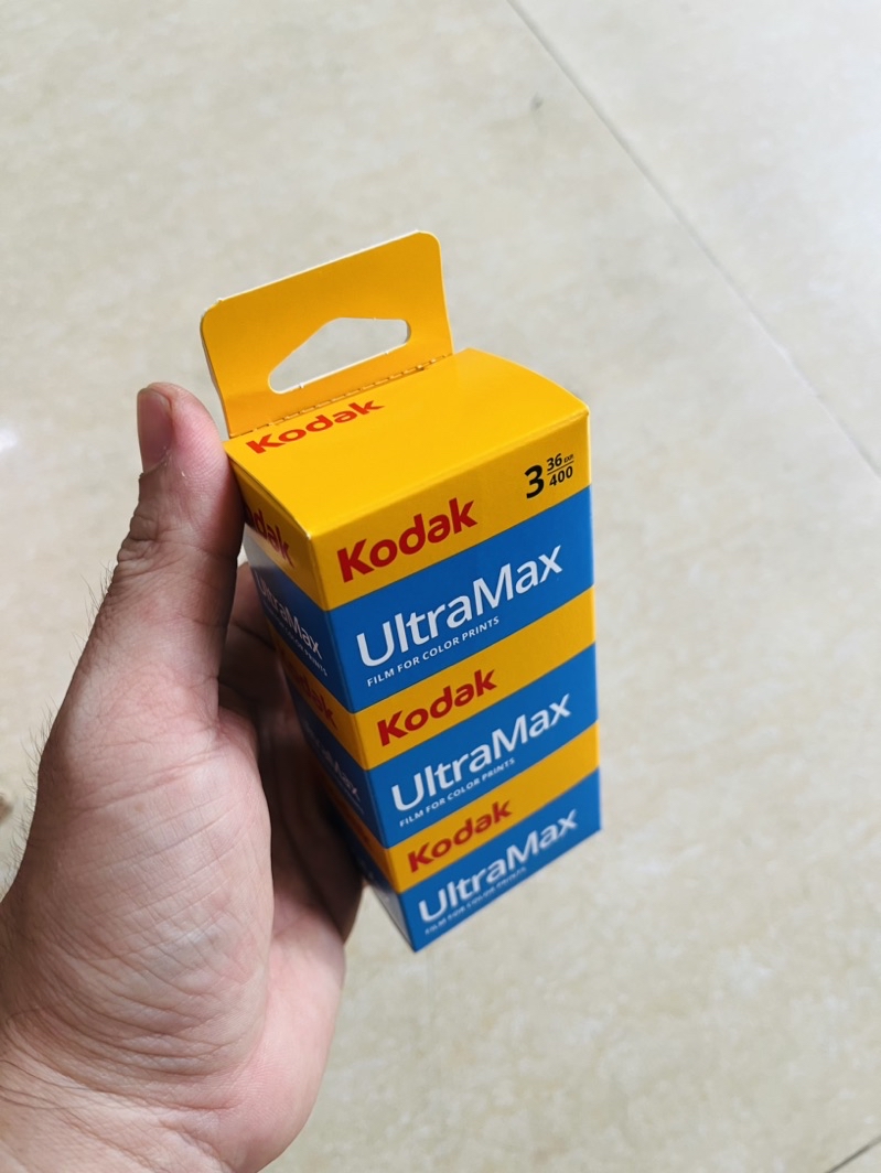 Combo Pack of 3 rolls of Kodak Ultramax 400 36exp Date 02/2027 35mm ...