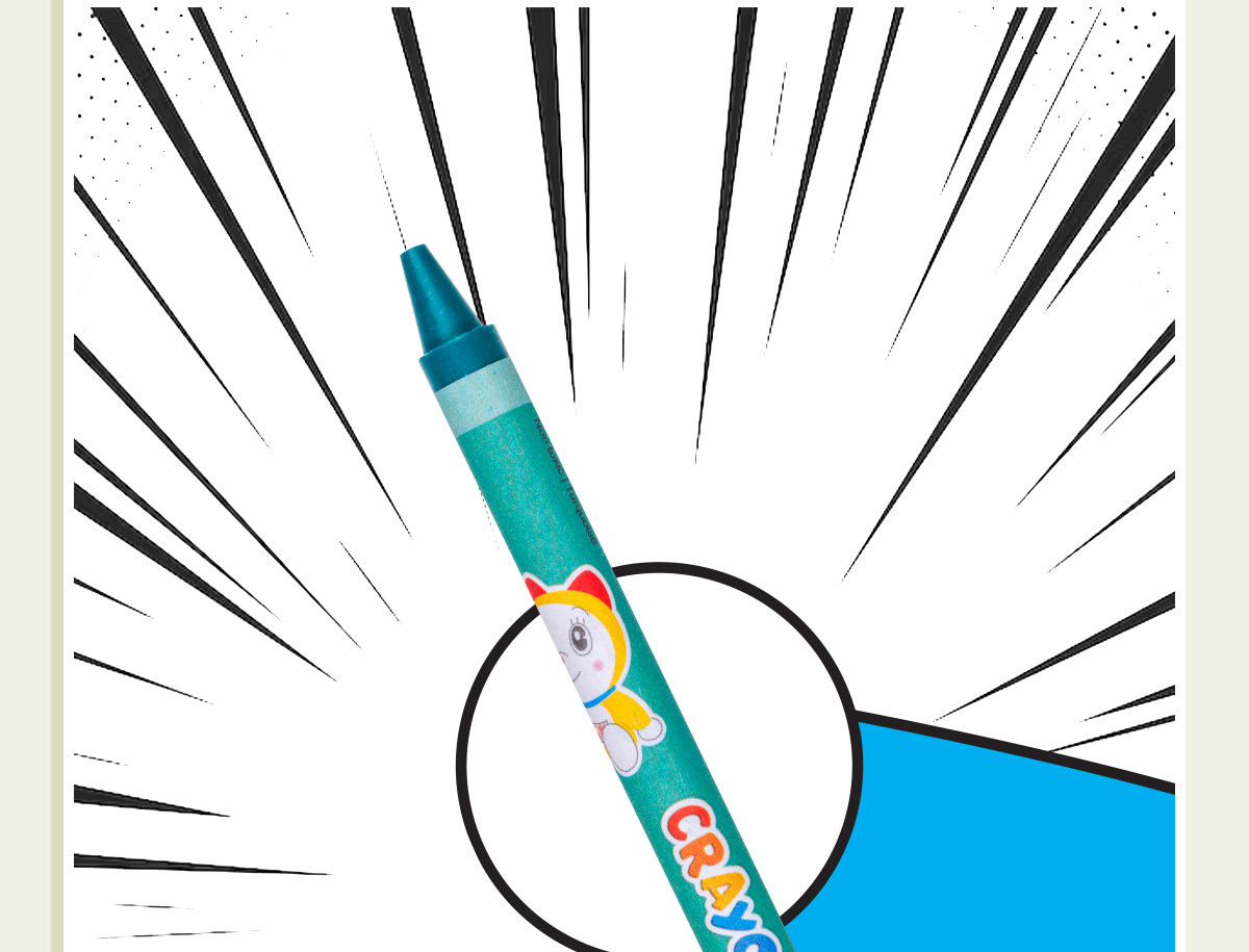 Thien Long Crayons with Doraemon character CR-C04/DO, including 10 ...