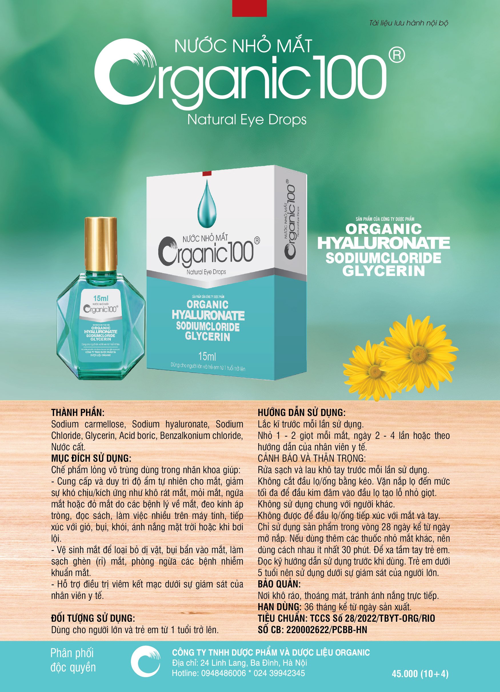 Organic100 eye drops (natural eye drops) | Shopee Malaysia