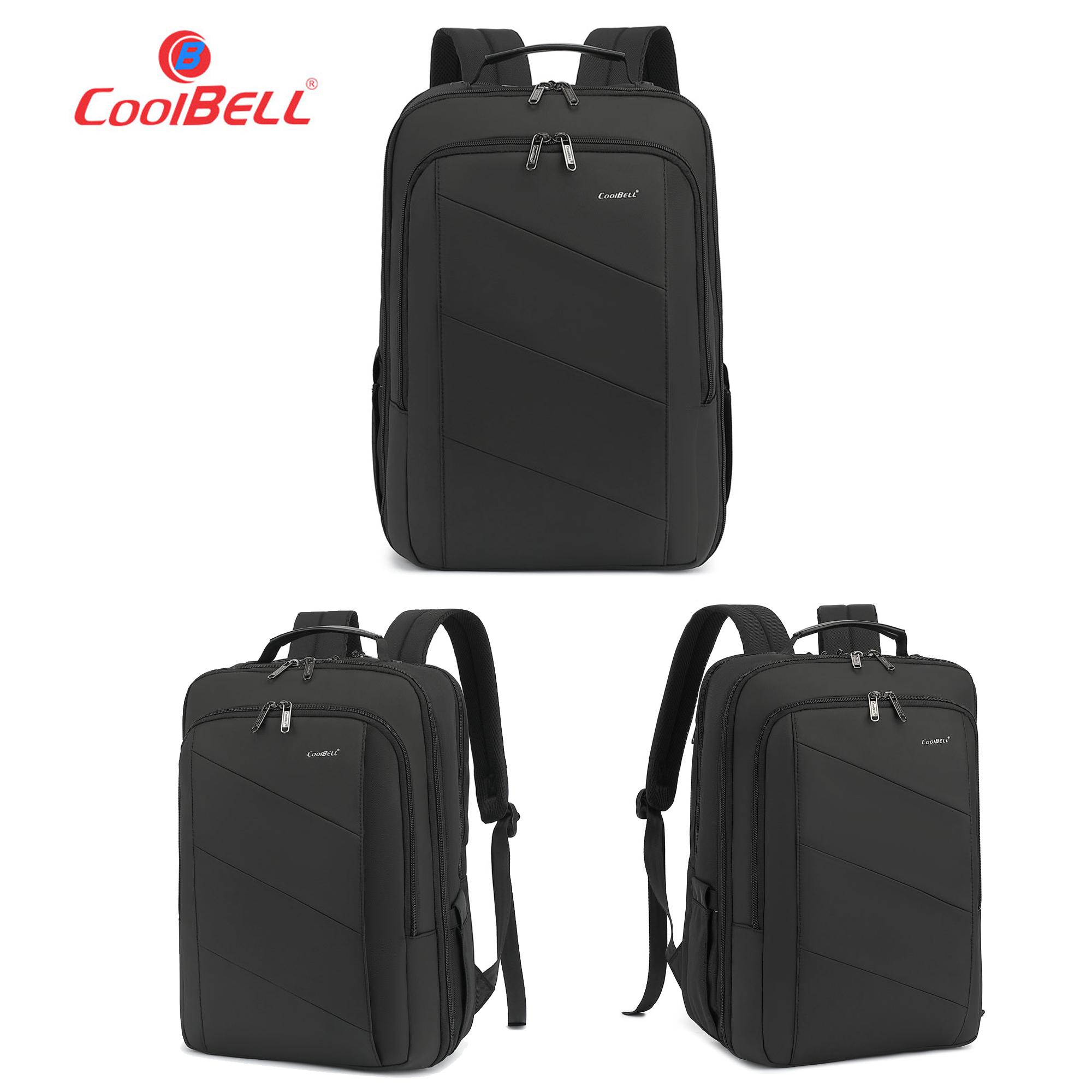 Coolbell Laptop Backpack 15.6 inch Waterproof-Many Genuine Compartment ...