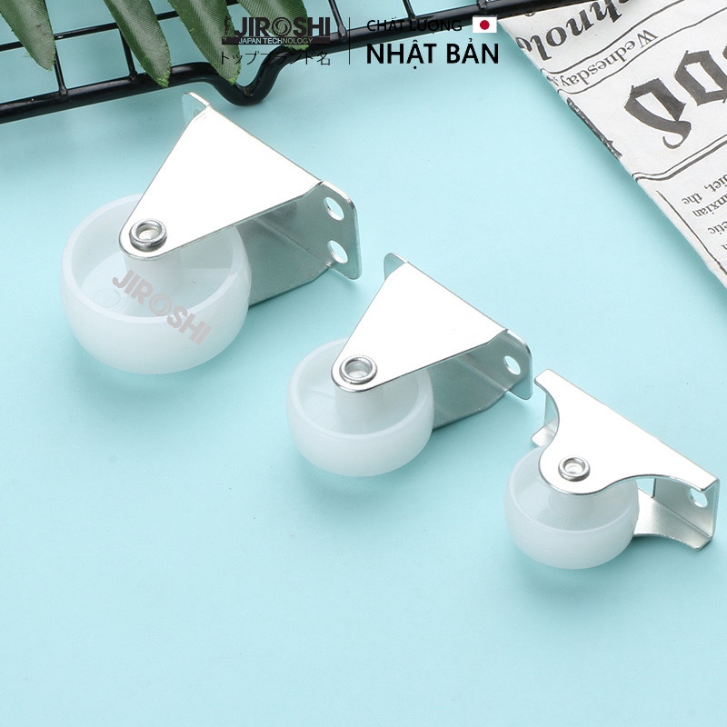 Jiroshi plastic sliding door wheels, mini one-way wheels for bed ...
