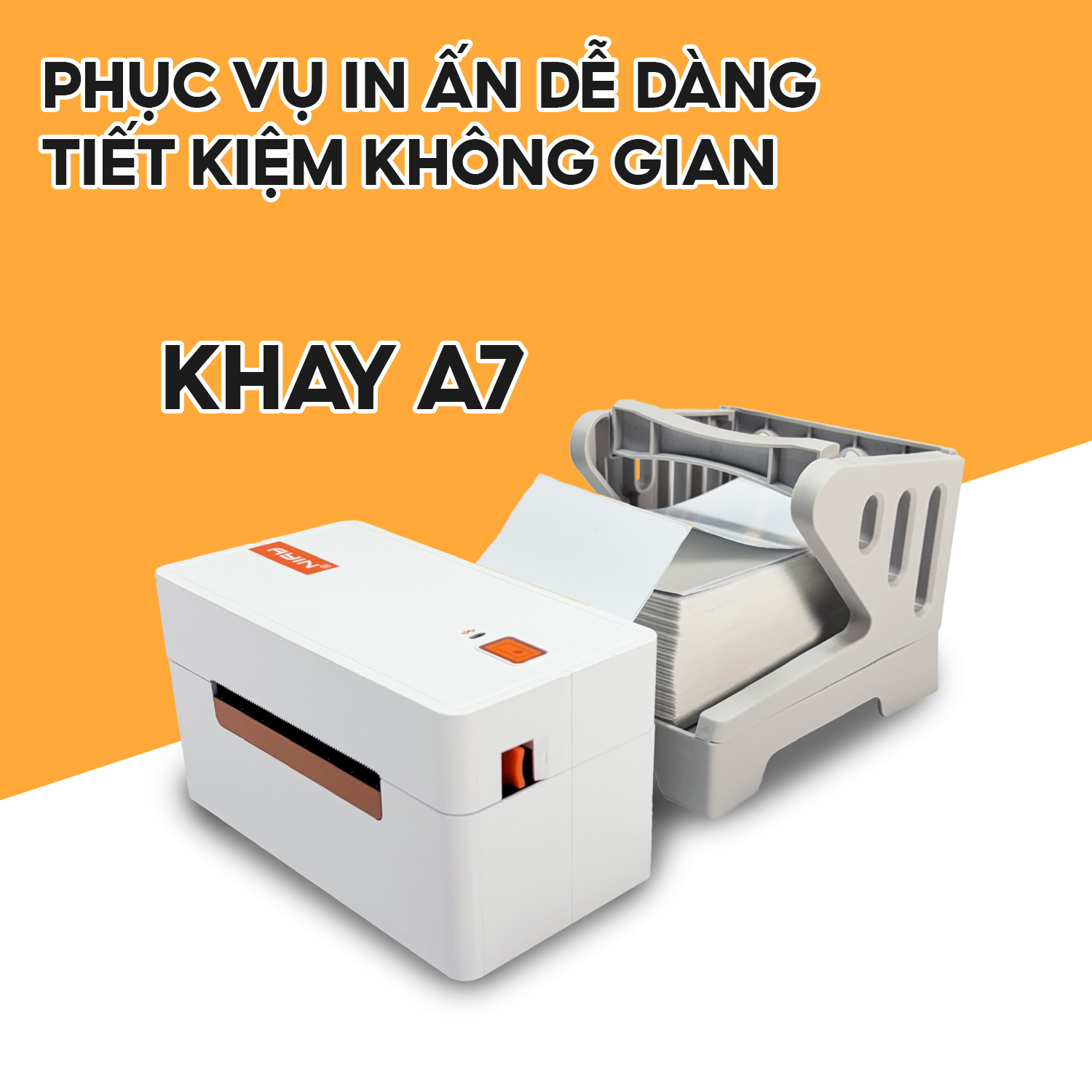 A6, A7 file/roll thermal paper holder, thermal printer paper tray ...
