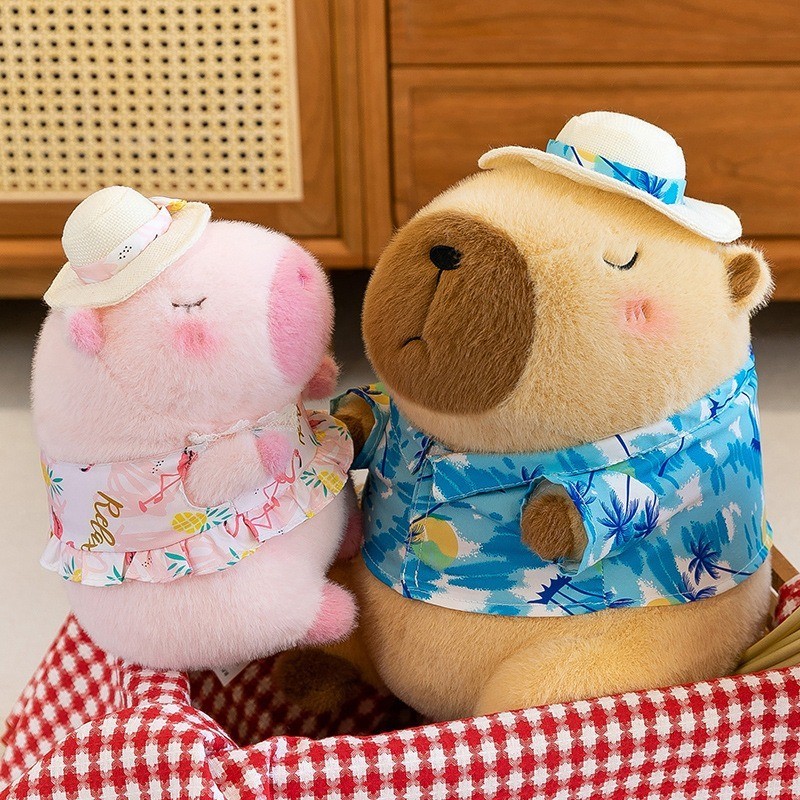Capybara teddy bear in swimsuit ANVIHOME - capibara in dress - cabibara ...