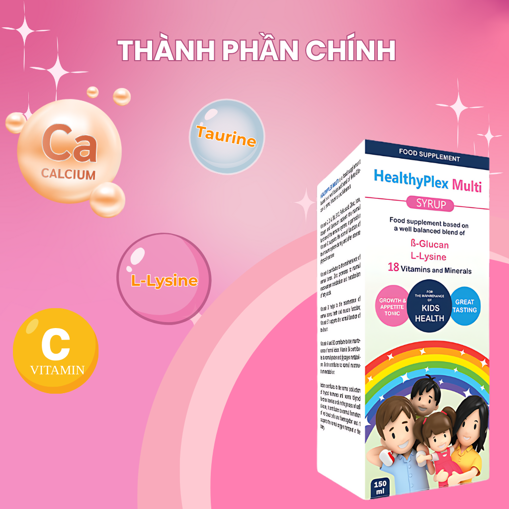 Healthyplex Multi syrup supplements vitamins and minerals to help ...