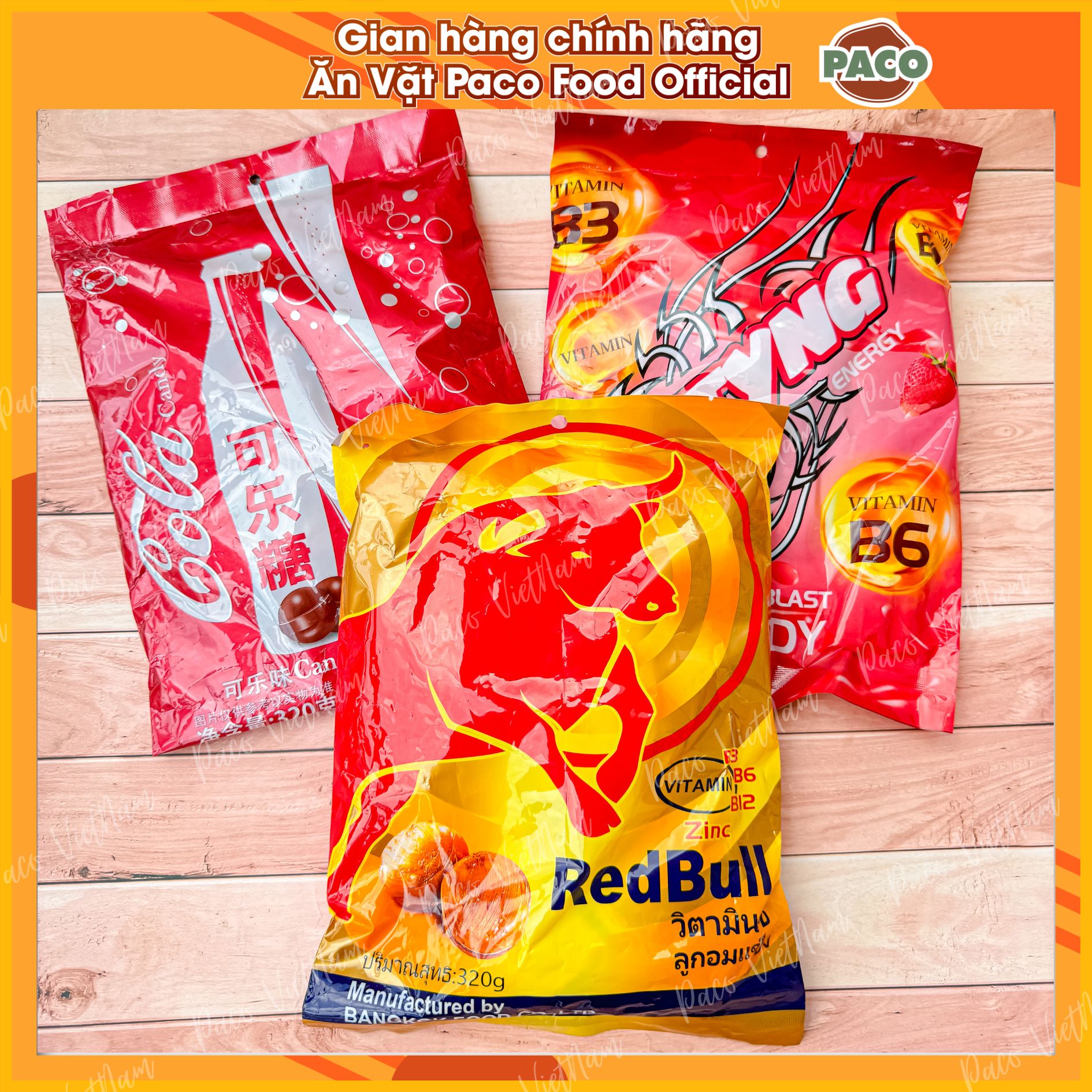 RedBull/Sting/Coca Cola Red Bull Flavor Vitamin C Lozenges Energy ...