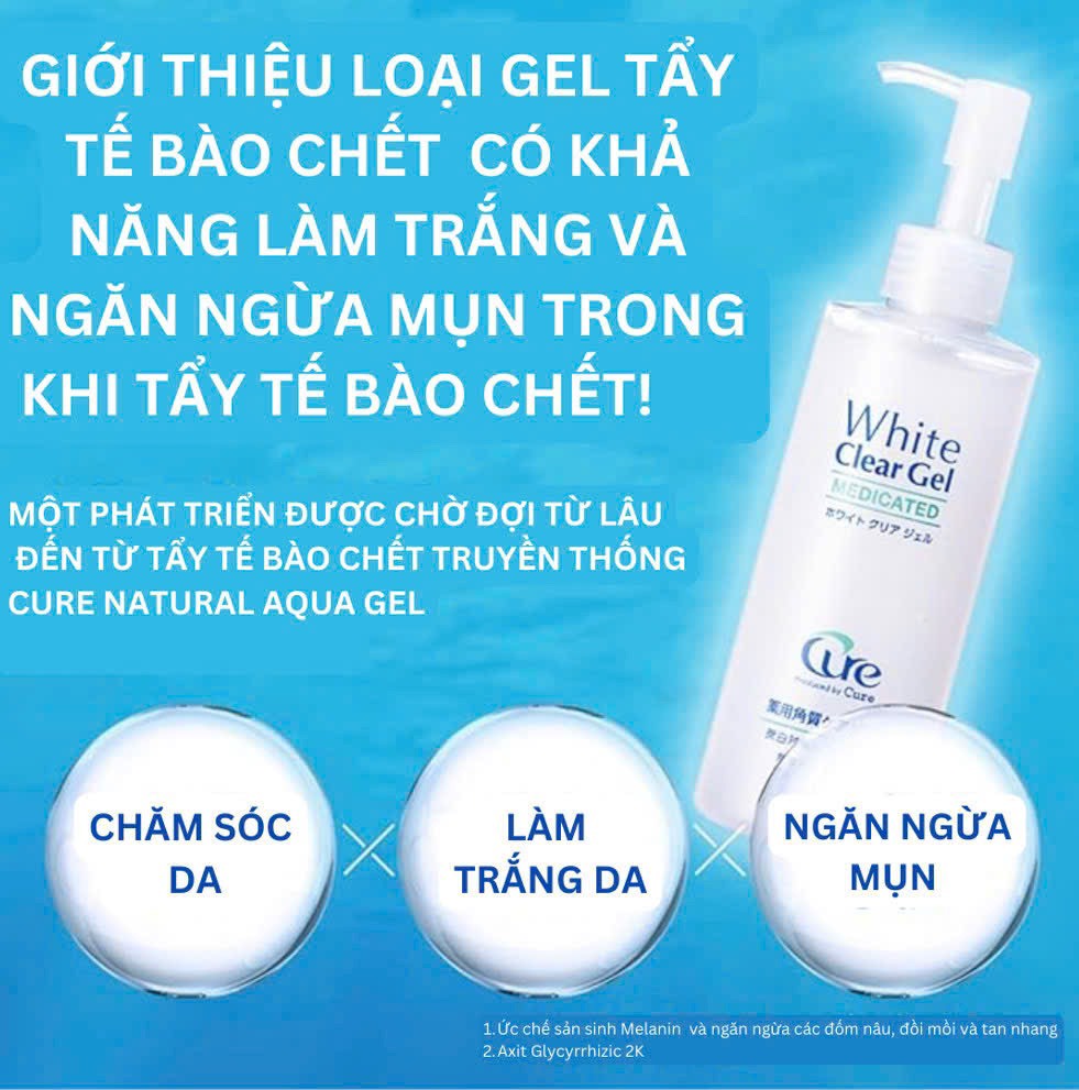 Cure exfoliating Gel and Rosette Peeling Gel Japan No.1 Japan removes ...