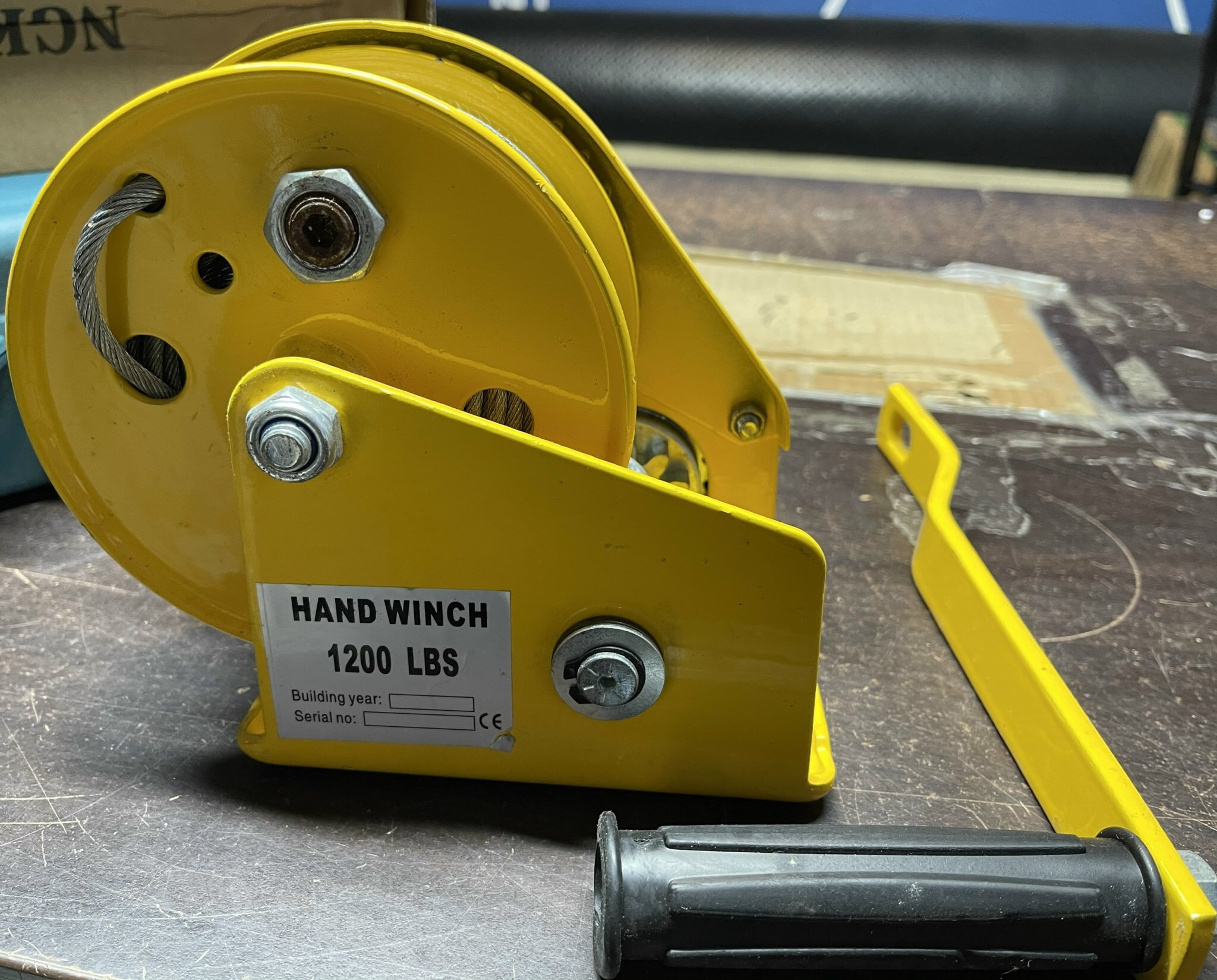 Abg Self-braking Hand Winch Without Cable 1200LBS 500Kg Specialized for ...