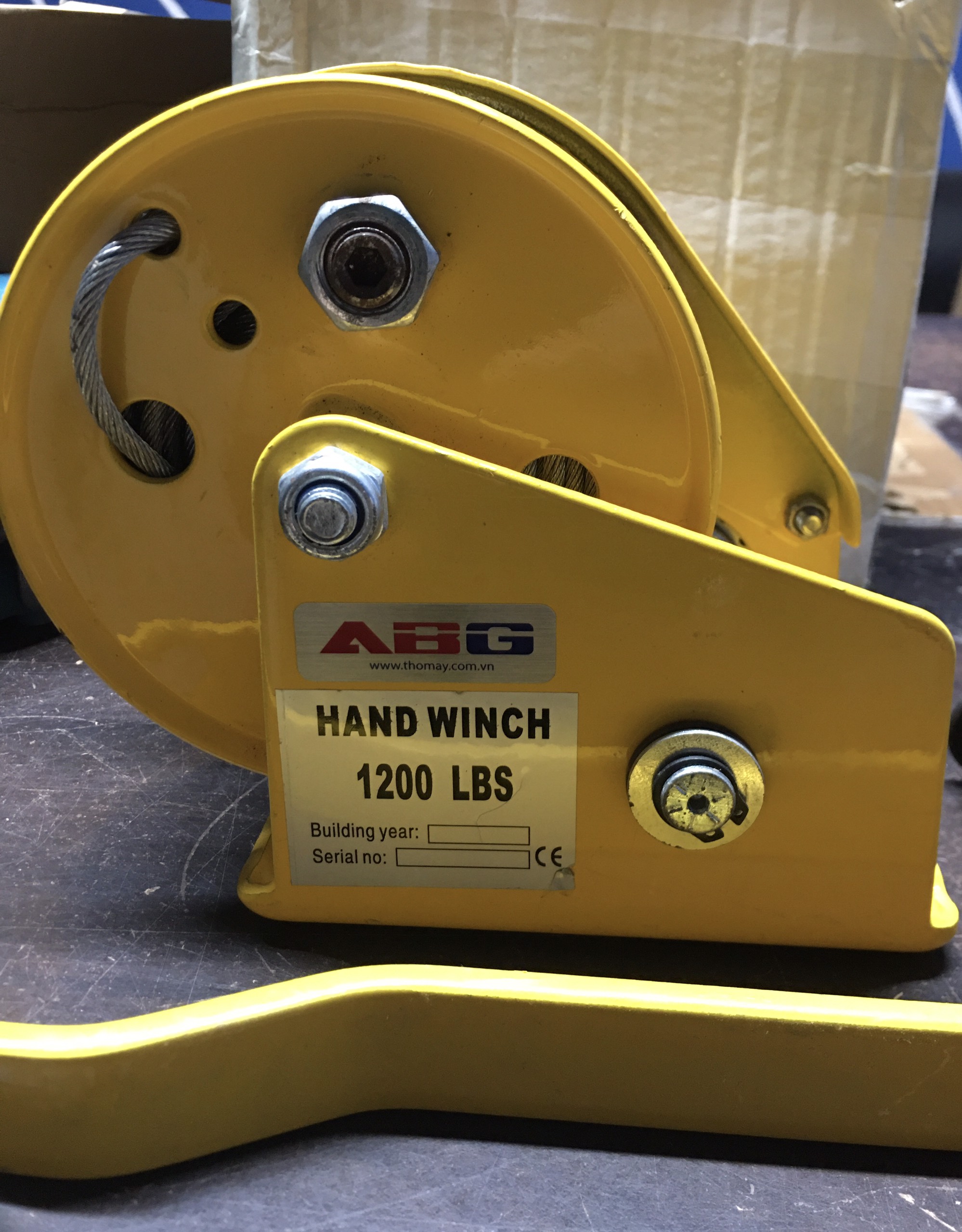 Abg Self-braking Hand Winch Without Cable 1200LBS 500Kg Specialized for ...