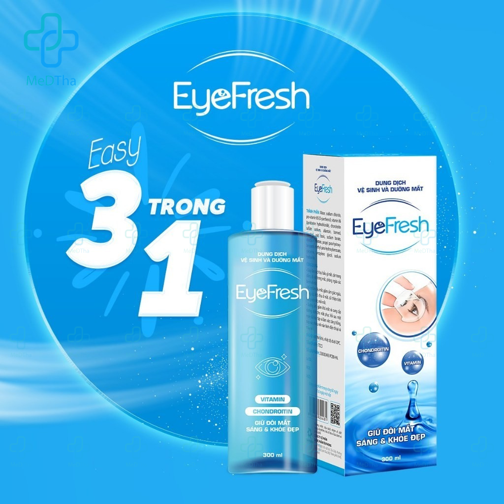 EYEFRESH Eye Wash - Cleans and Nourishes Eyes to Help Clean Dirt, Helps ...