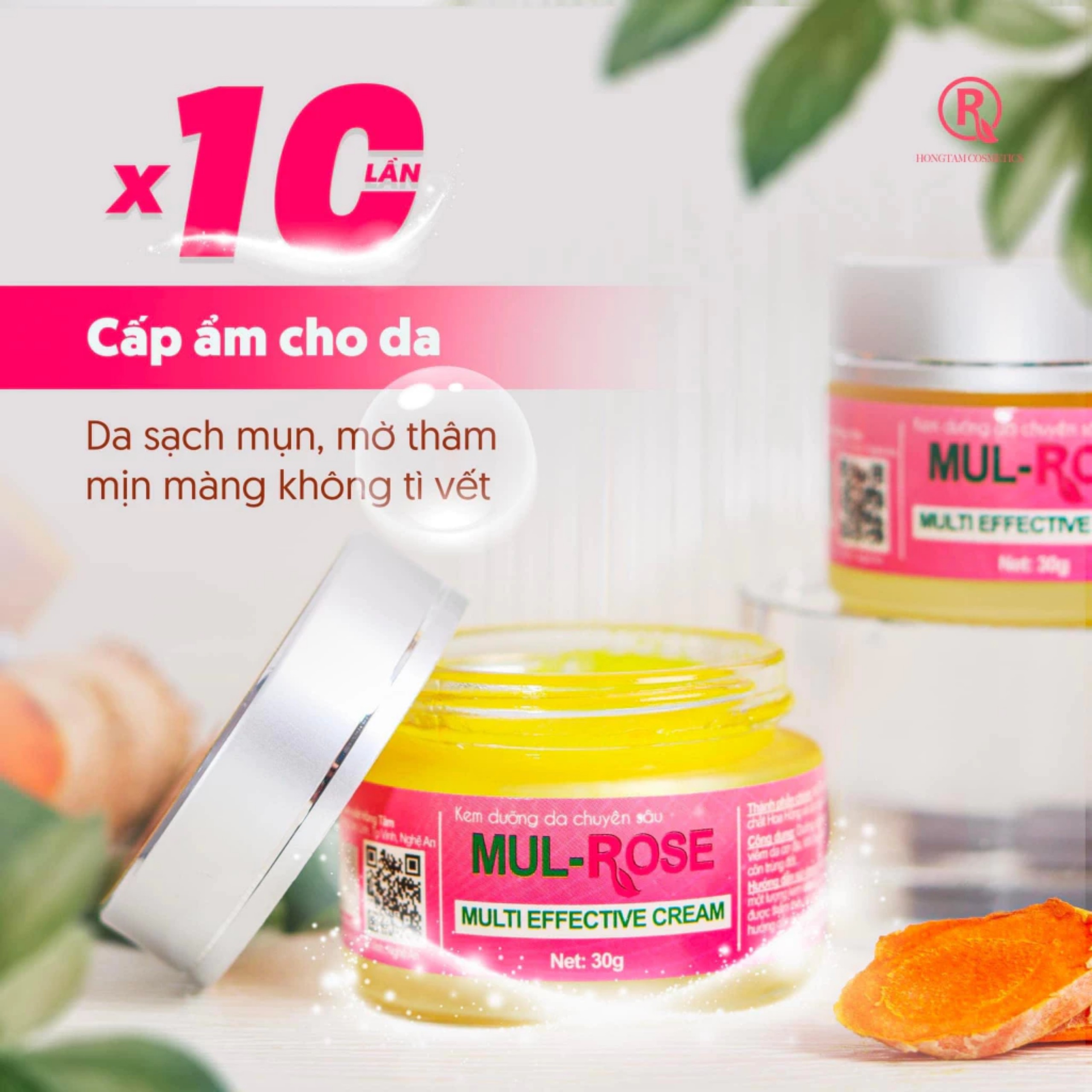 Mul Rose Multi-Purpose Cream to Support Skin Heat Rashes and Dark Spots ...