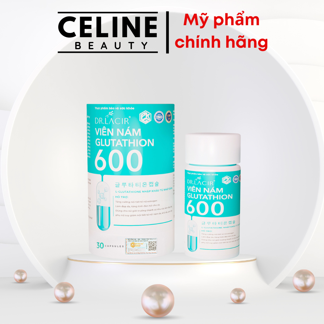 Genuine Dr Lacir Whitening Oral Tablet 600 Limits Skin Aging, Wrinkles, Increases Female ...