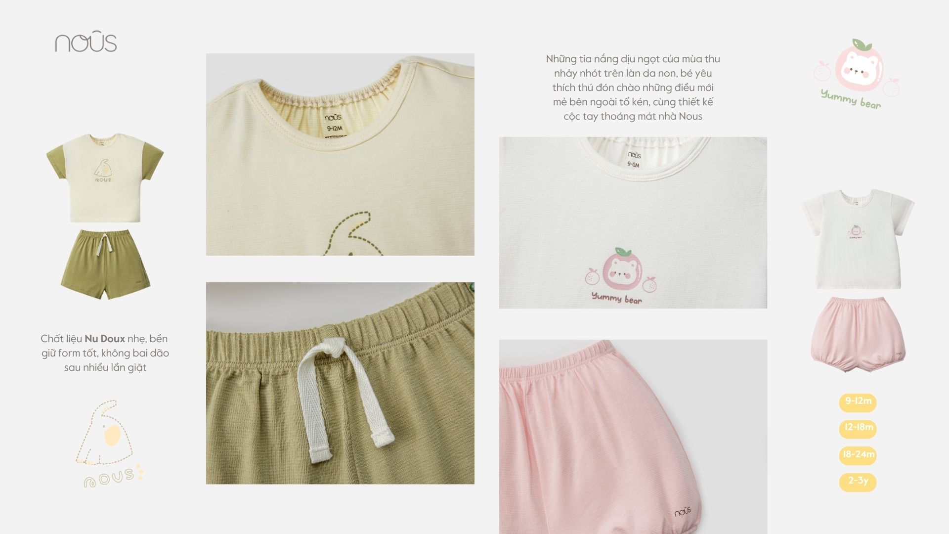 Nous Baby Set short sleeve printed shirt and colorful pants for boys ...