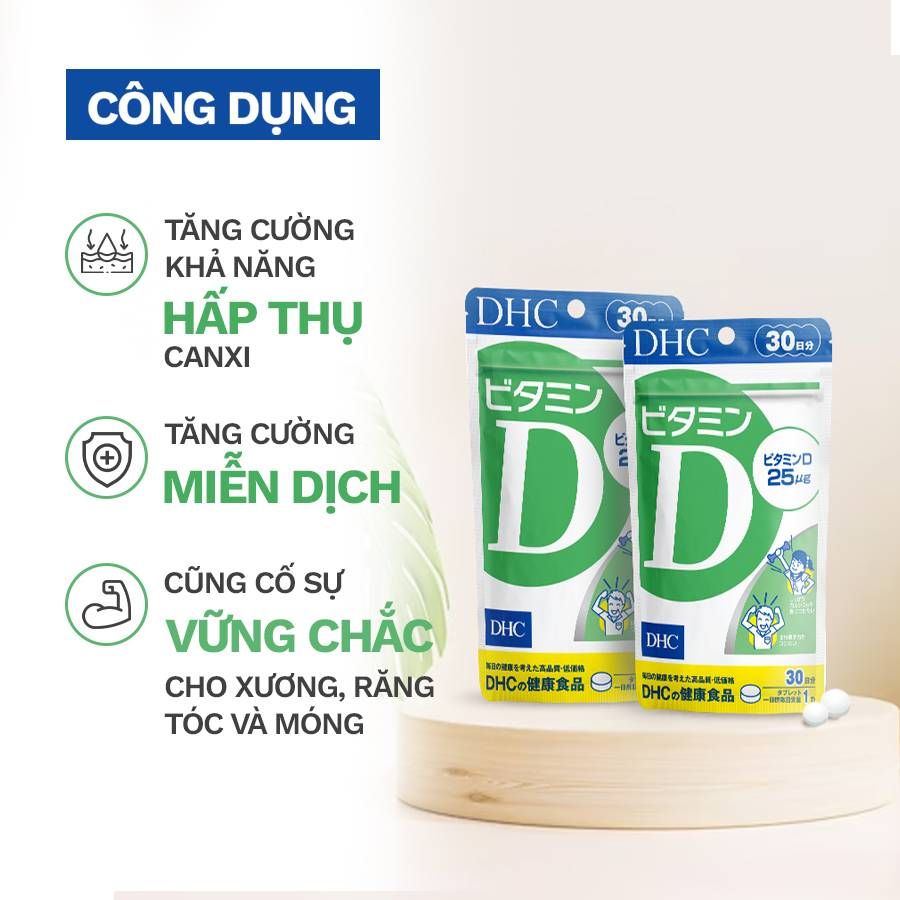 Dhc Health Support Food Vitamin D3 Supplement 30 Tablets | Shopee Malaysia