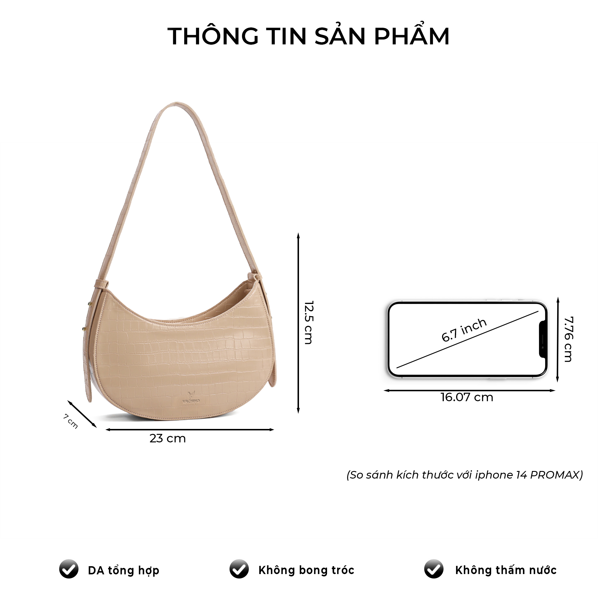 Charis Bag shoulder Bag brand VACHINO-TX022 | Shopee Malaysia