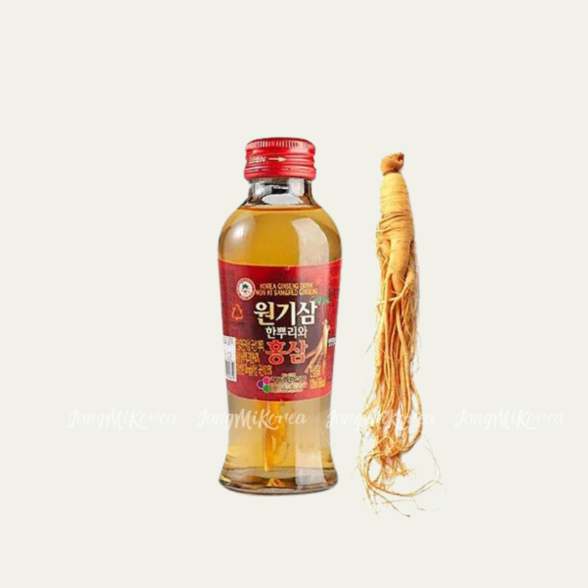 Daedong Ginseng Korean Won Ki Sam Root Red Ginseng Drink Box of 10 bottles x 120ml Helps Improve ...