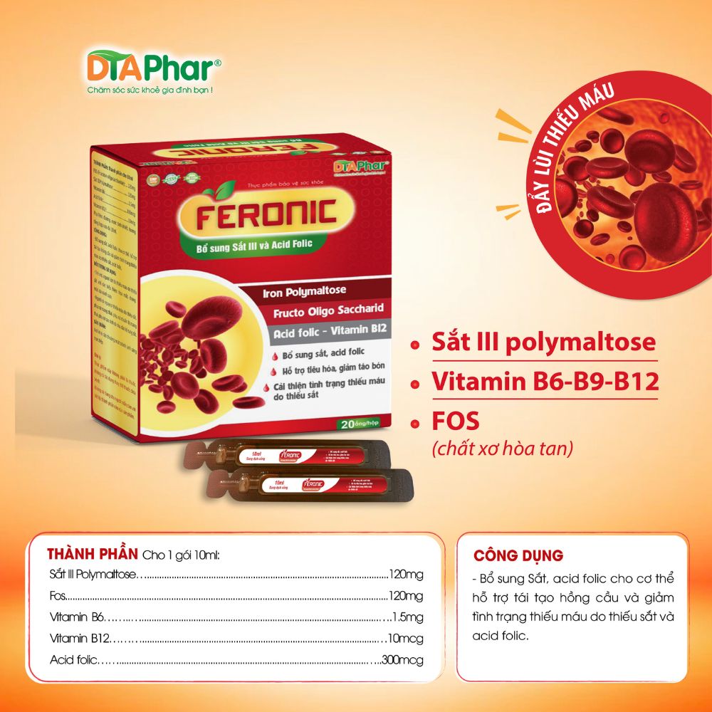 Feronic oral syrup lII iron supplement helps improve anemia caused by ...