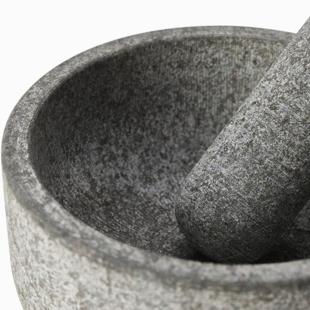 Joseph 20176 Dash Pestle & Mortar with Bamboo Lid - Granite (with ...