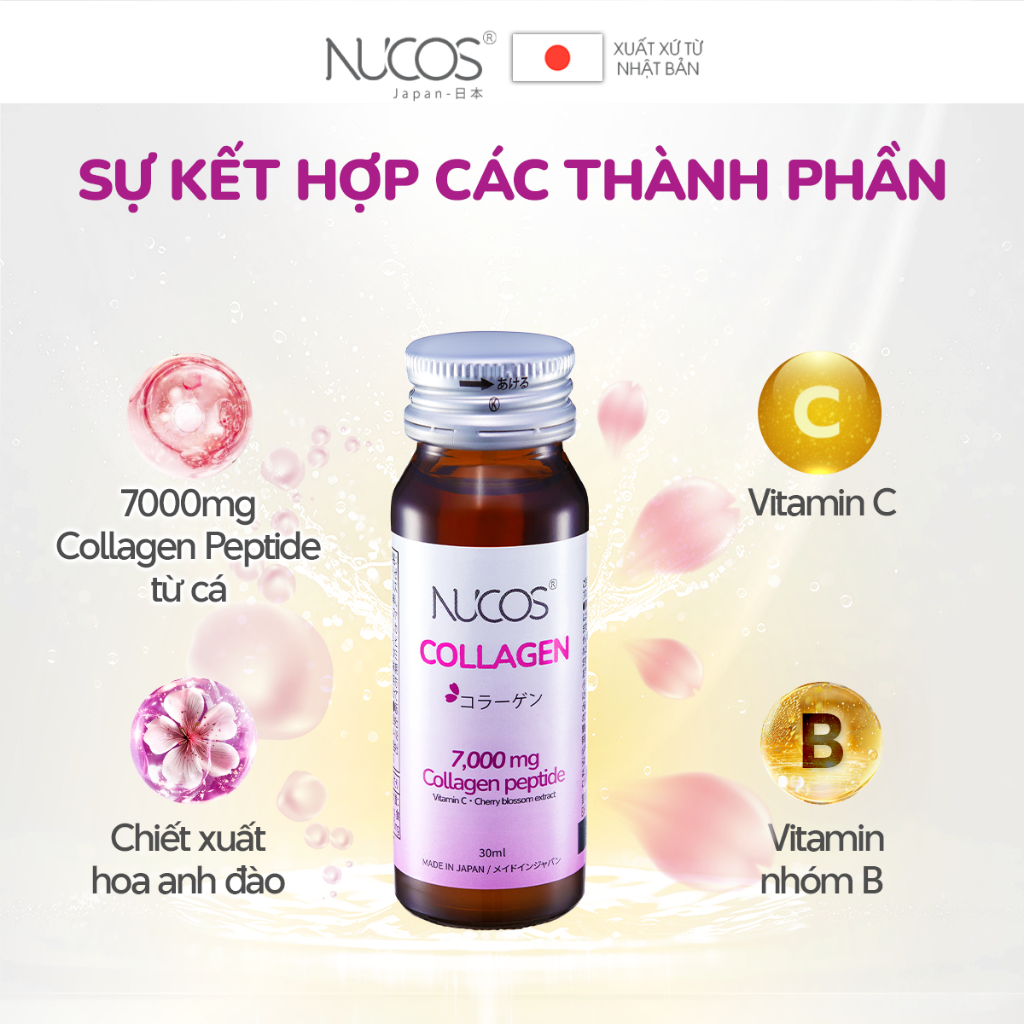 Nucos Collagen 7.000 hydrolyzed Collagen nourishes skin, brightens and ...