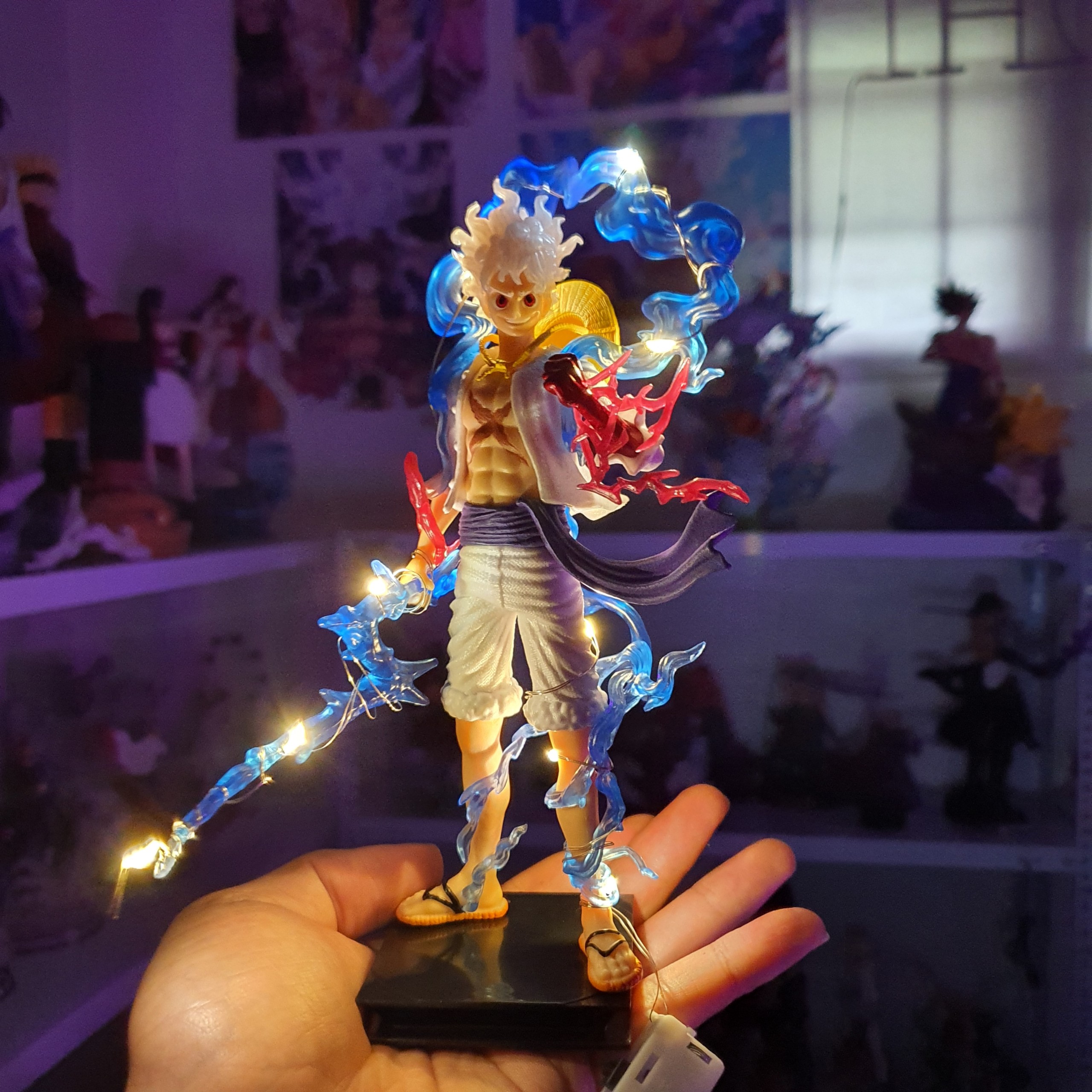 Luffy Gear 5 Model WITH LED VERSION, New Sun God Nika, Super Beautiful ...