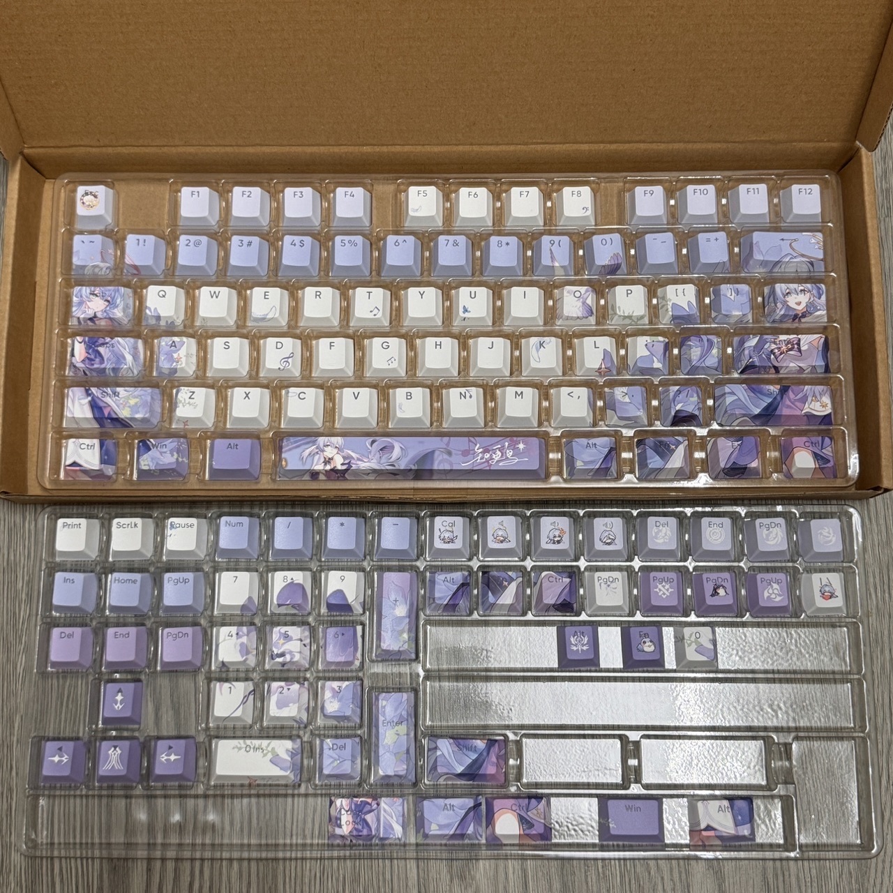 Honkai Keycap: Star Rail Acheron thick PBT through led in dyesub 5 ...