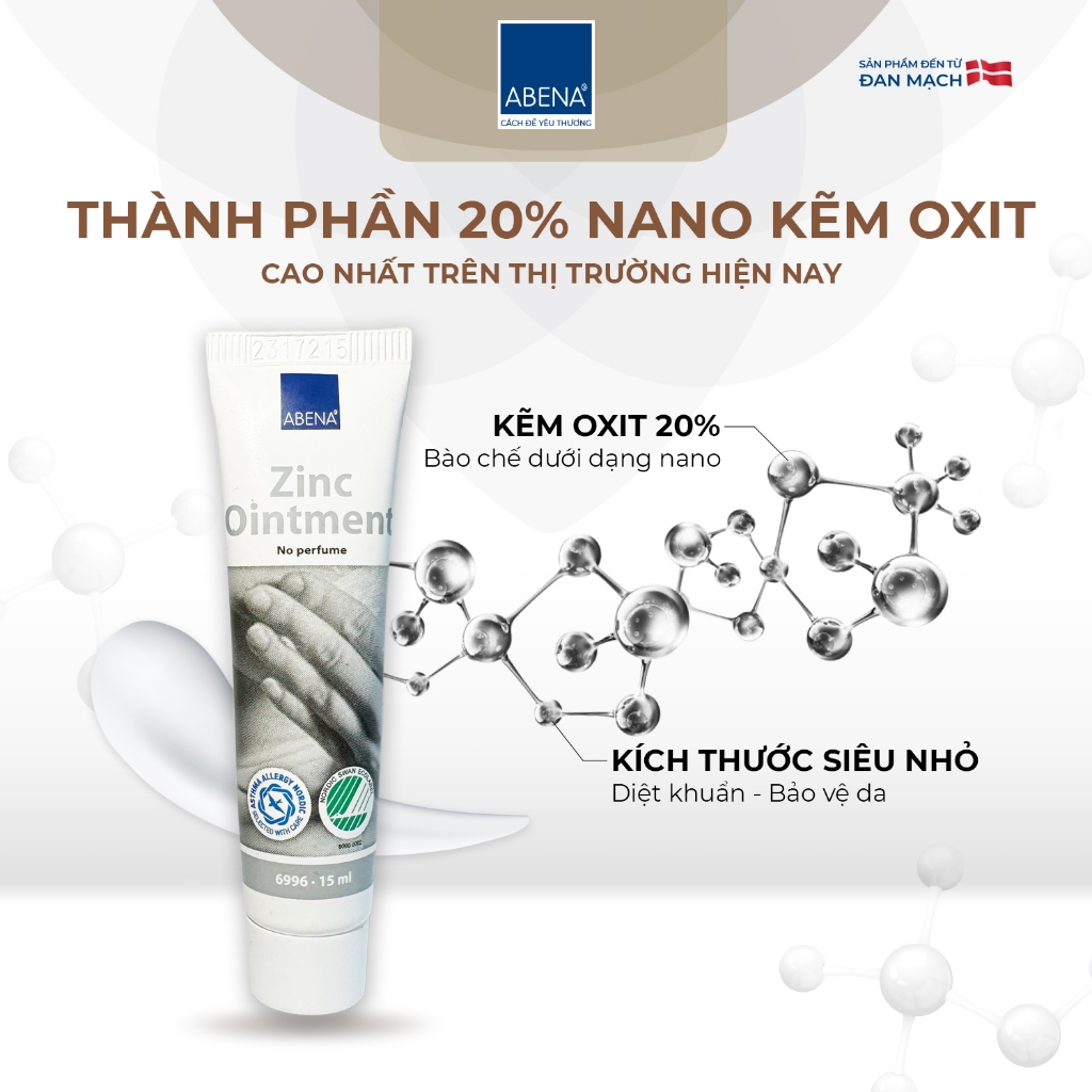 Abena Zinc Ointment multi-purpose cream - Imported from Denmark - Cares ...