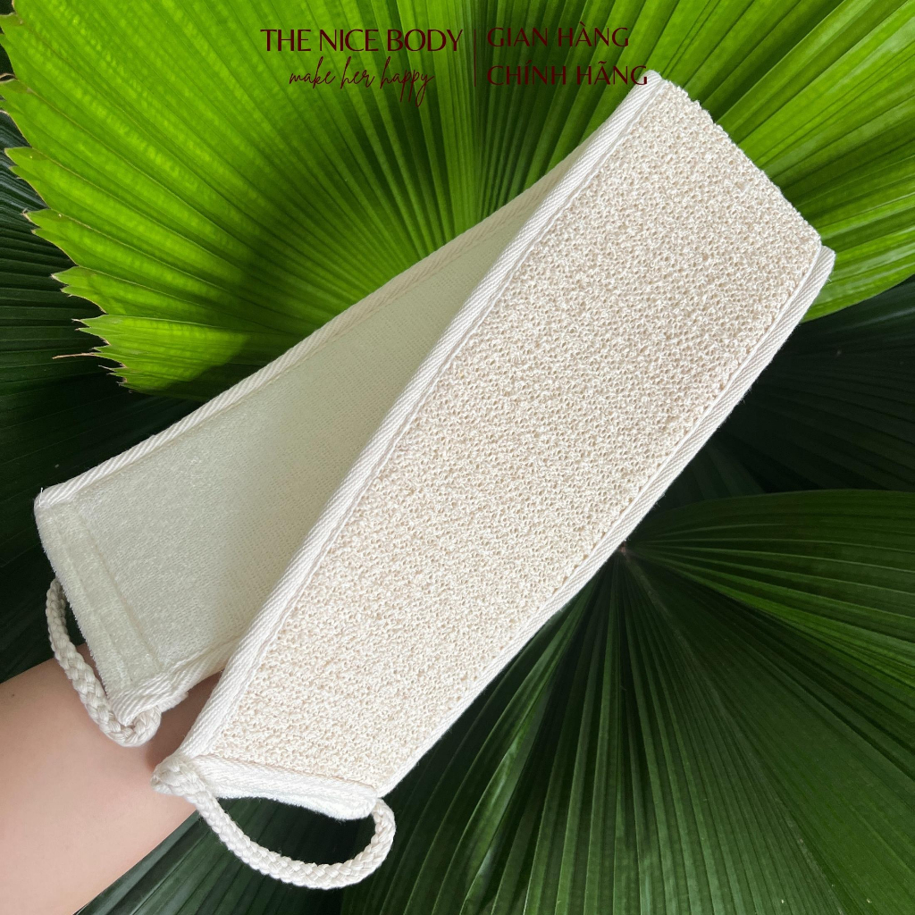 The Nice Body Genuine Bath Rope, Back Scrubber Made from Natural Linen ...