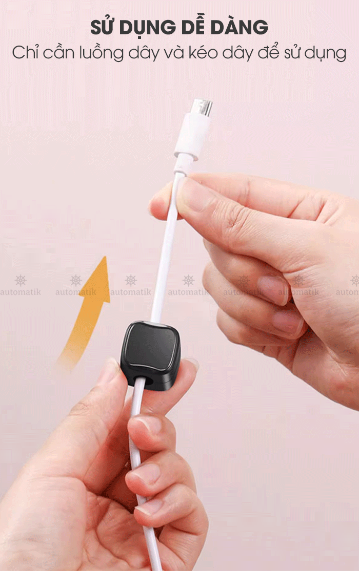 Power Cord Clip, Wall Phone Charger Cord Lock, Fixed To Keep Desk Cable ...