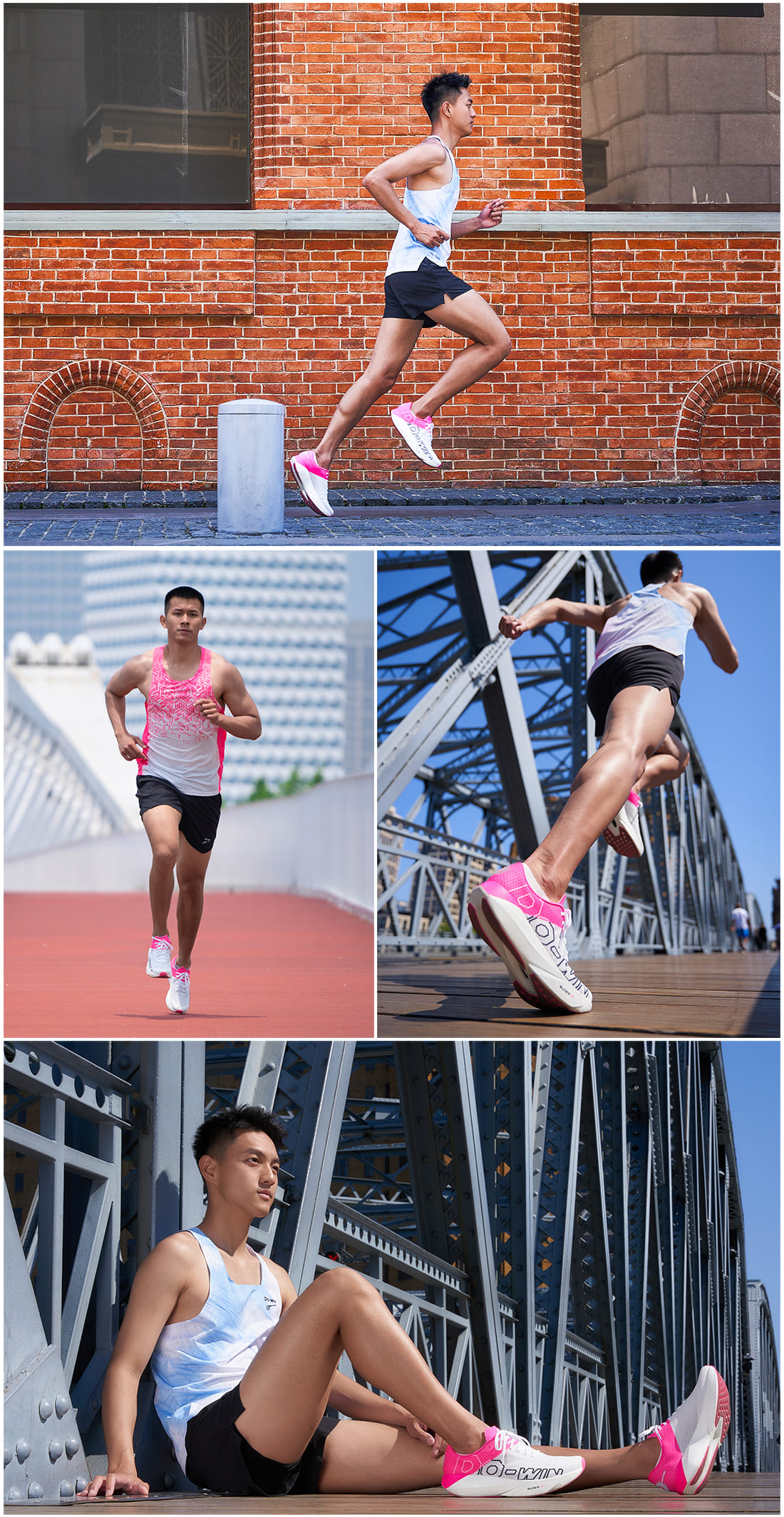 Dowin Hexagon Shoes Men's and Women's Running Sports Shoes BURST PLATE ...