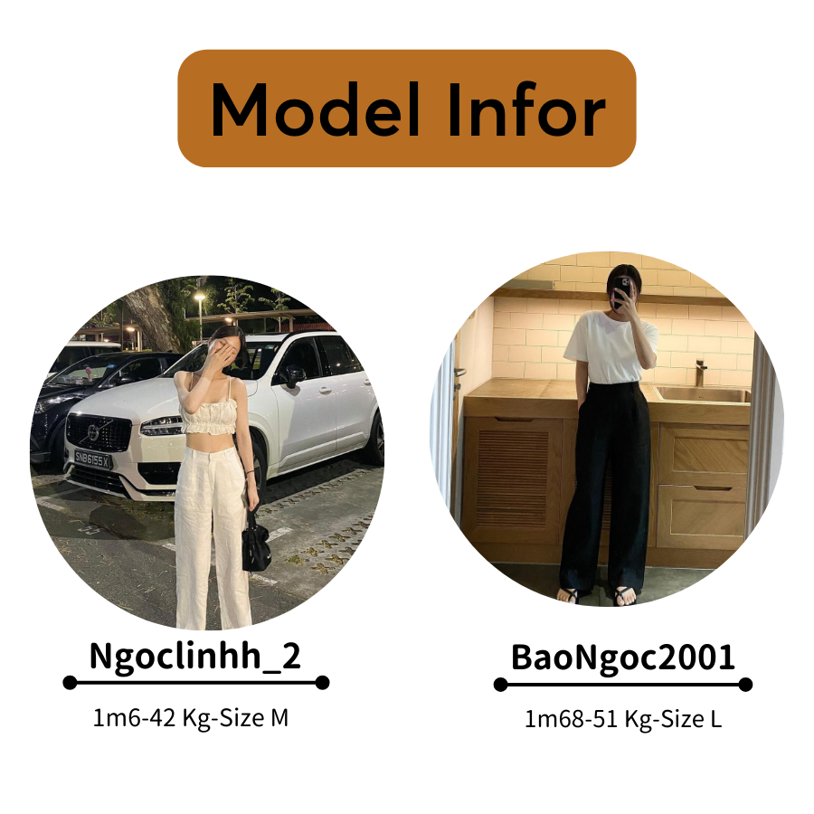 Women's Linen loose-fitting pants with hidden buttons, high-end office style MQ111 Kimee ...
