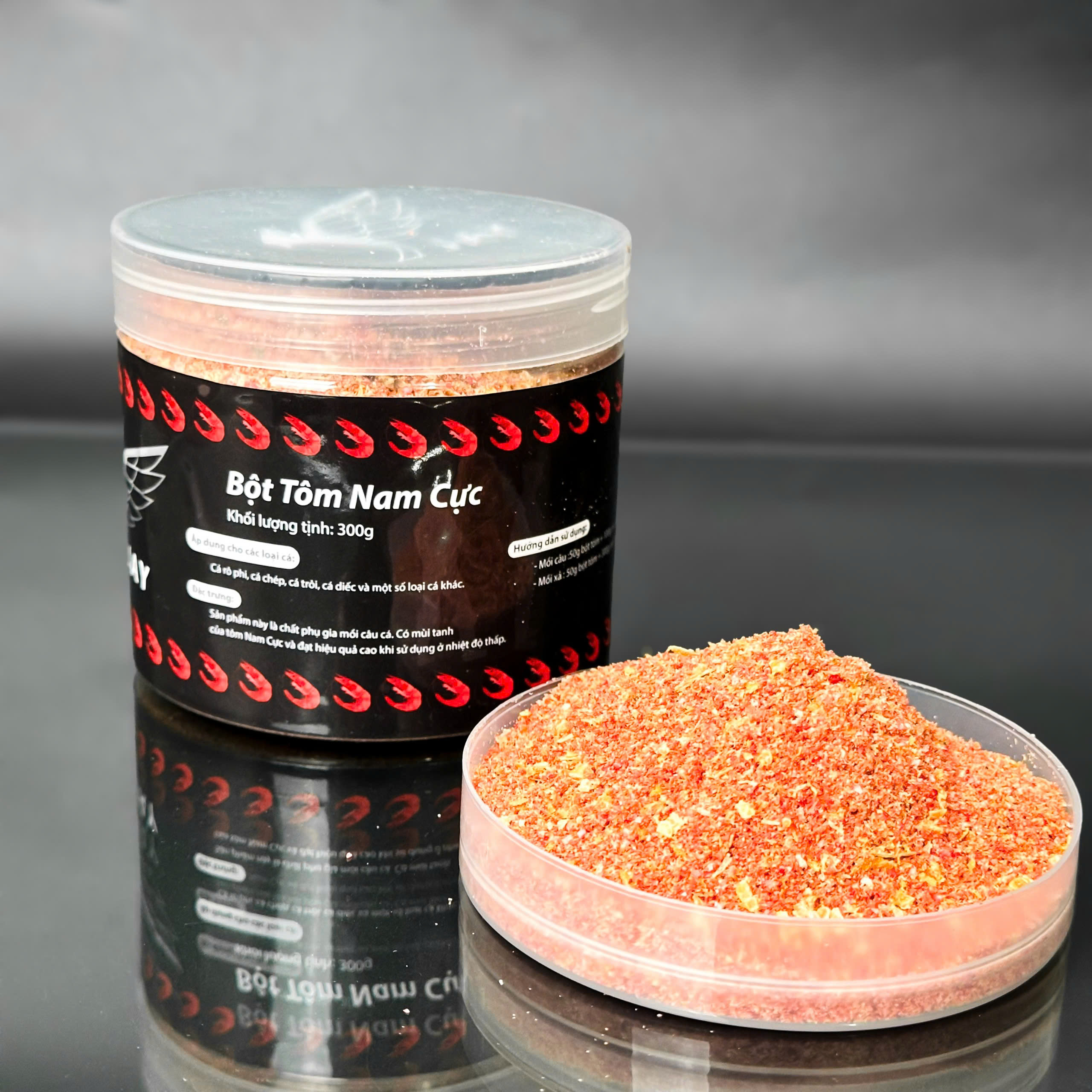 Antarctic shrimp powder 300gr mixed bait for tilapia and red tilapia ...