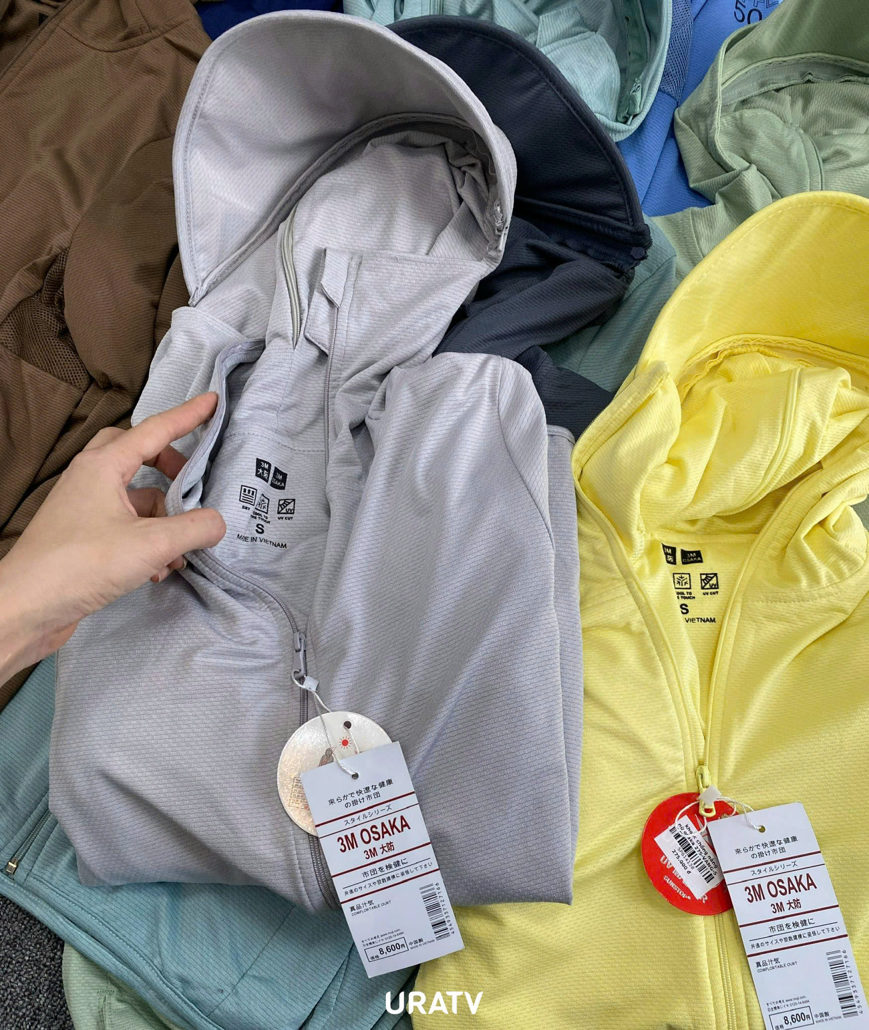 New model 2-layer Japanese-made sun protectionJacket with genuine ...